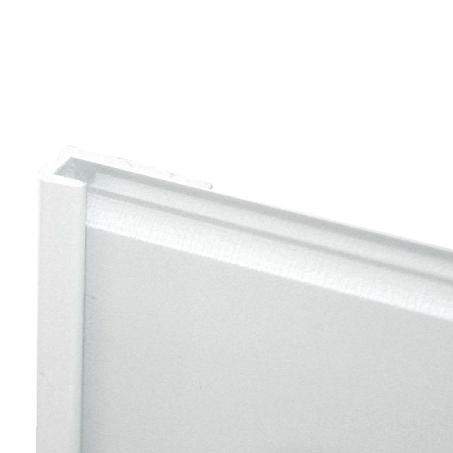 Vistelle White Panel end cap, (L)2500mm (W)25mm