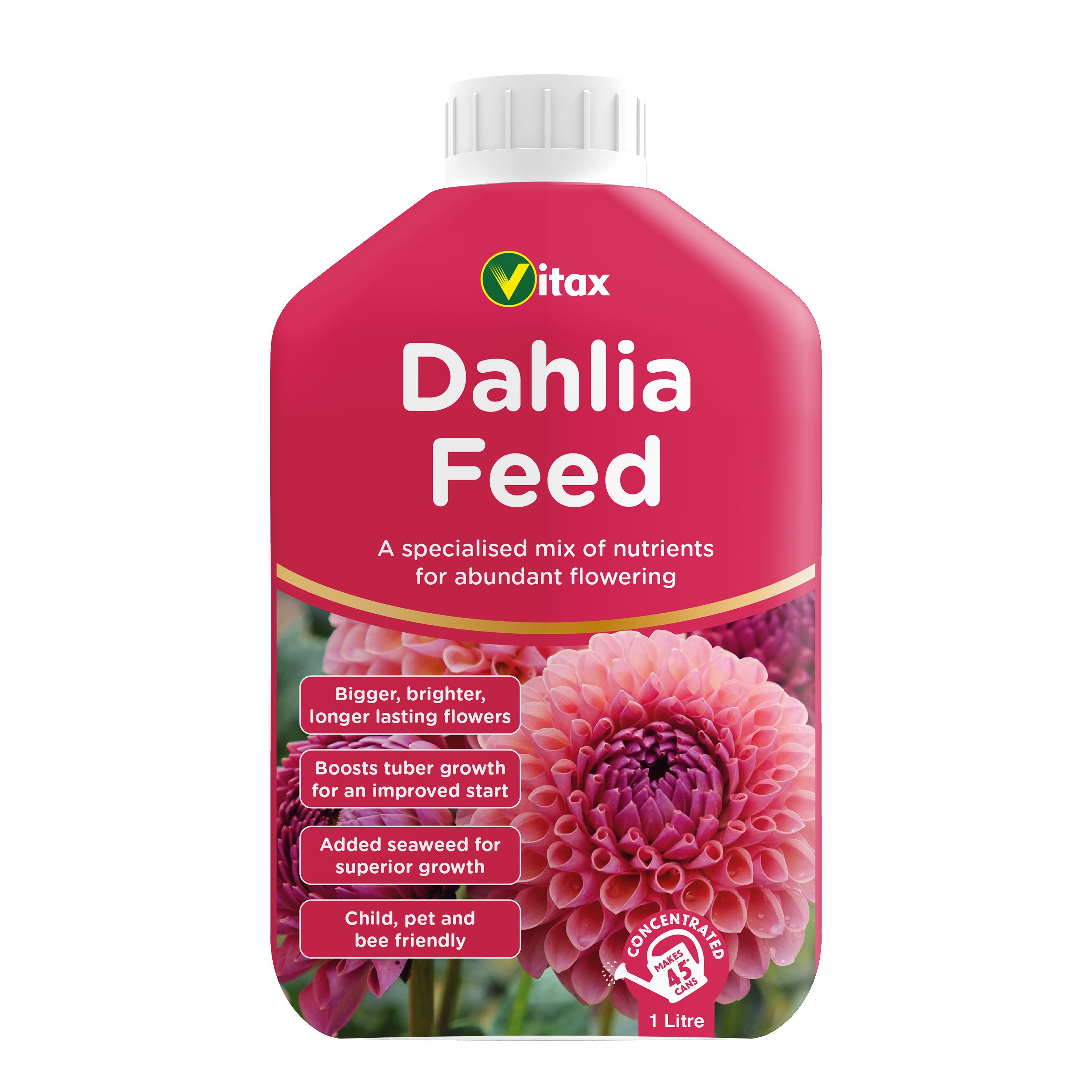 Vitax Dahlia Liquid Plant feed, 1L