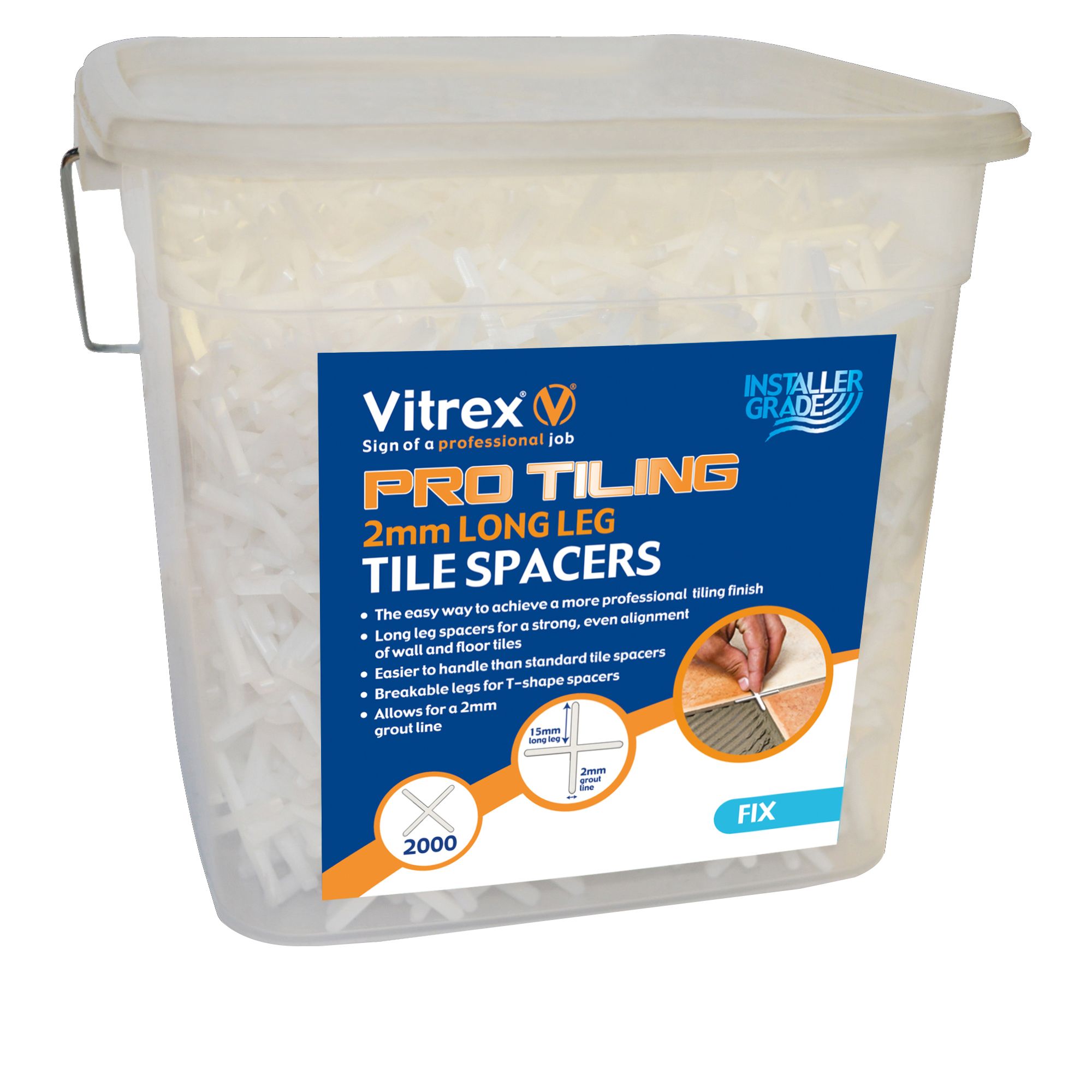 Tile spacers Tiling tools B Q