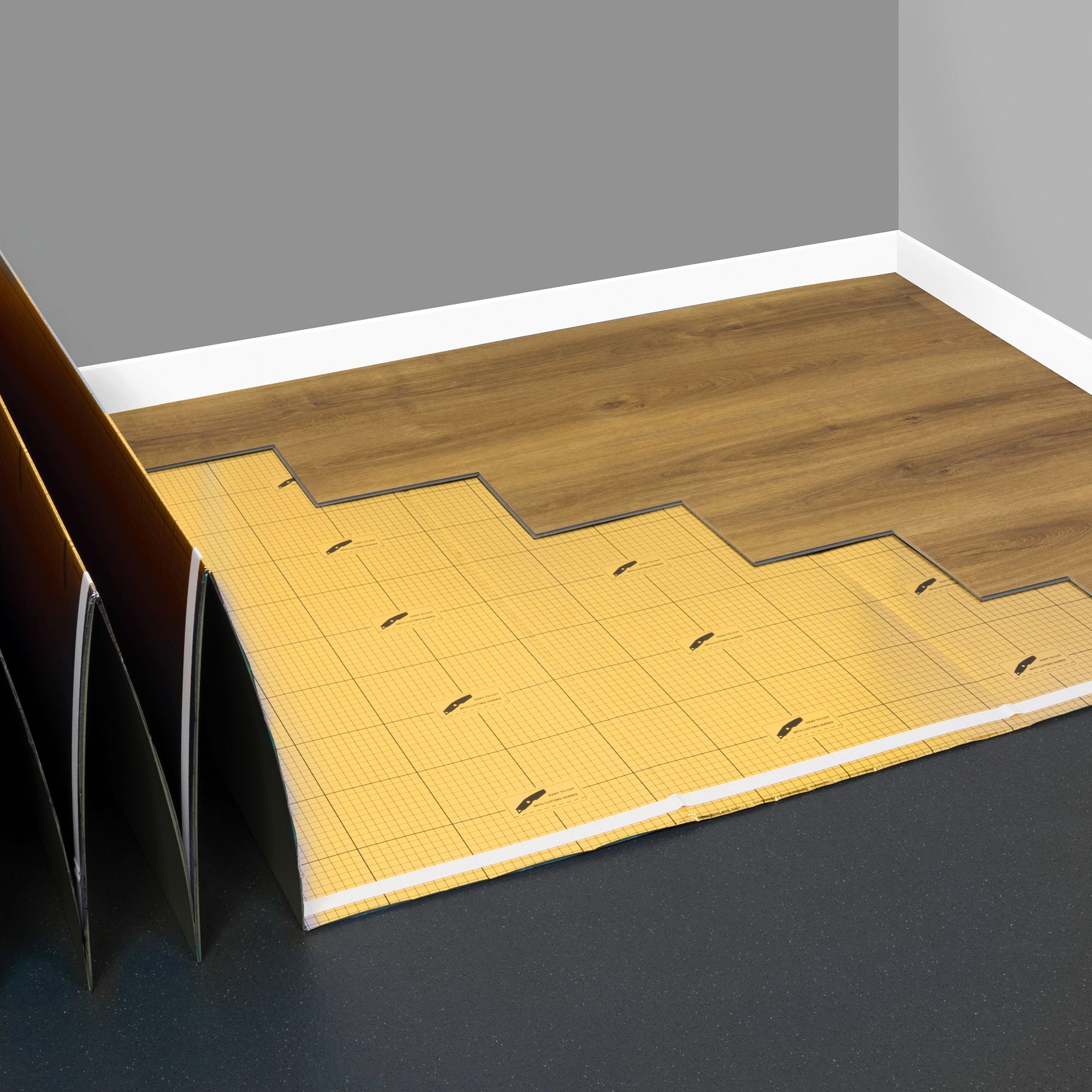 Vitrex Premium Plus 1.5mm XPS foam Vinyl click Underlay panel, 9.6m²