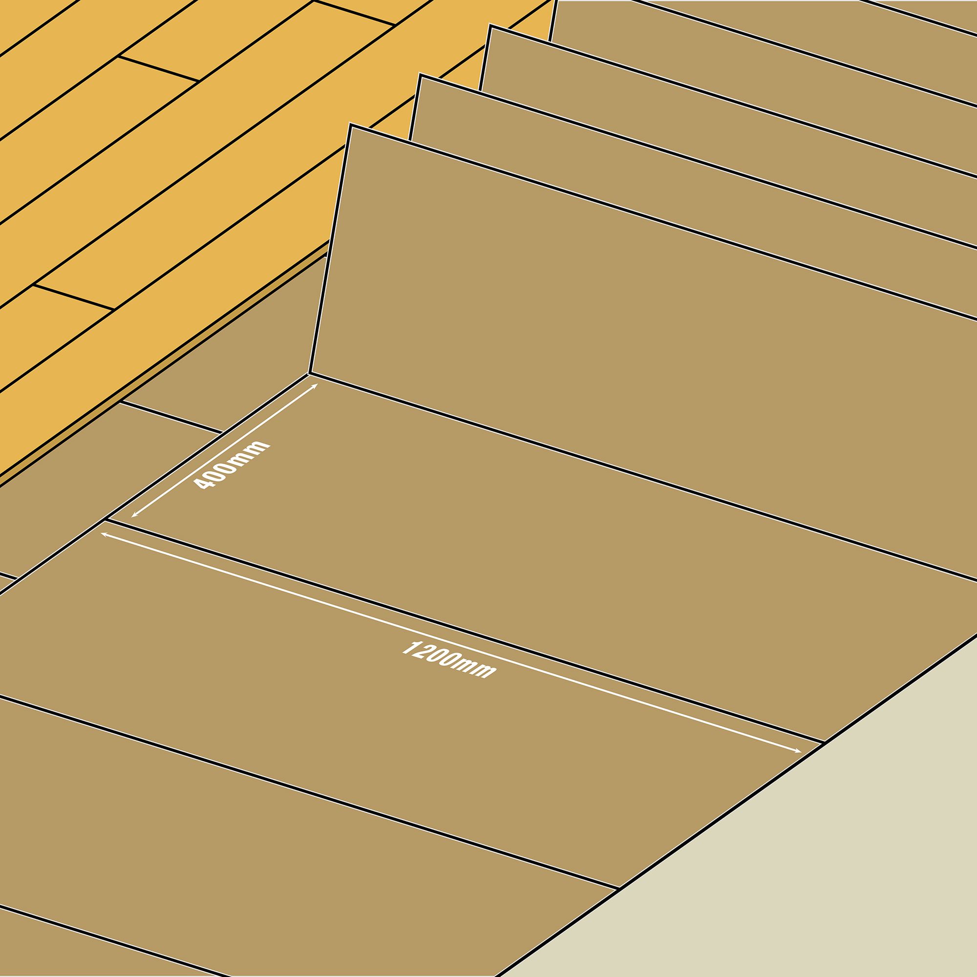 Vitrex Premium Plus 1.5mm XPS foam Vinyl click Underlay panel, 9.6m²