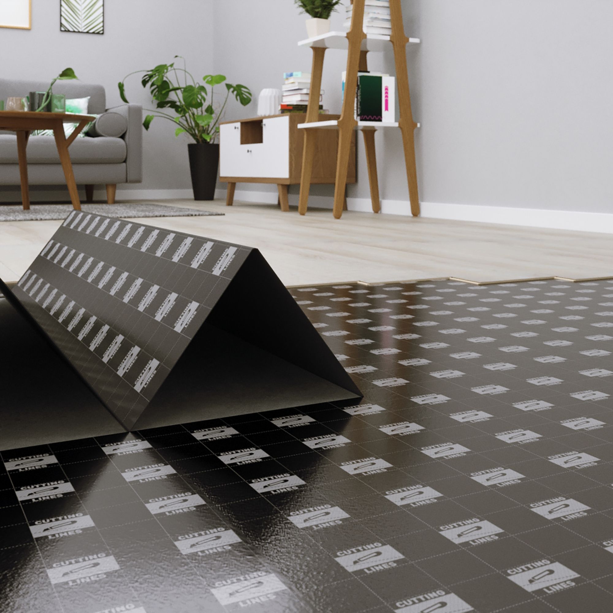 Volden 1mm XPS foam Vinyl Underlay panels, 6m² | DIY at B&Q