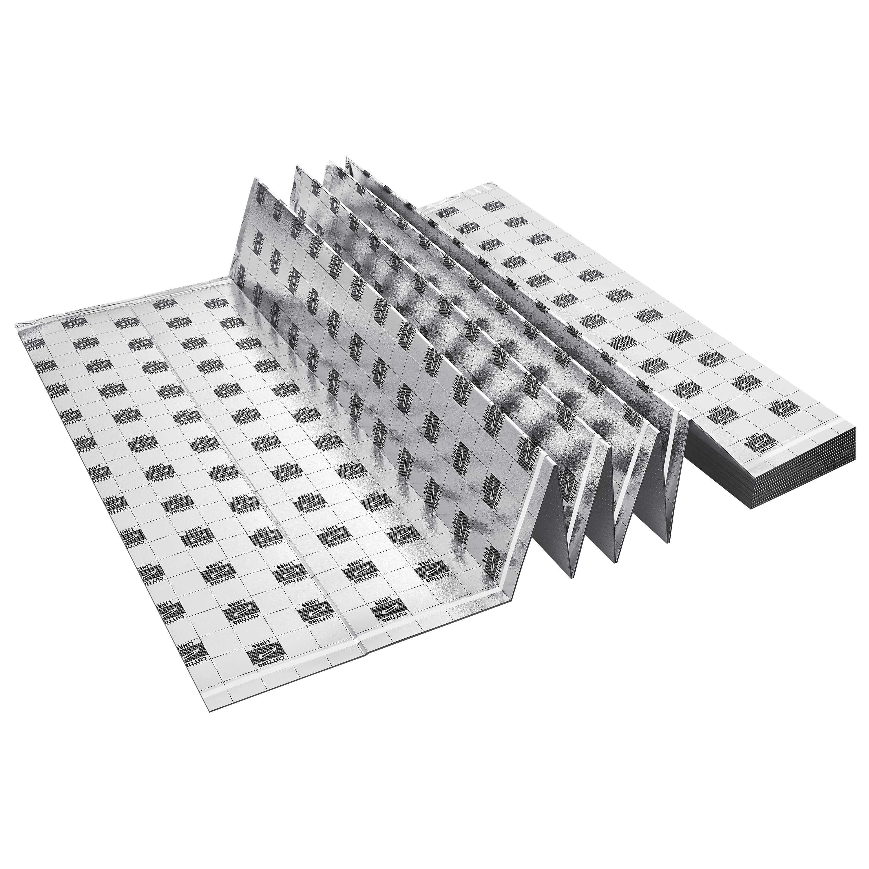 Volden Aquastop 3mm XPS foam Laminate & wood Underlay panels, 10m² | £ ...