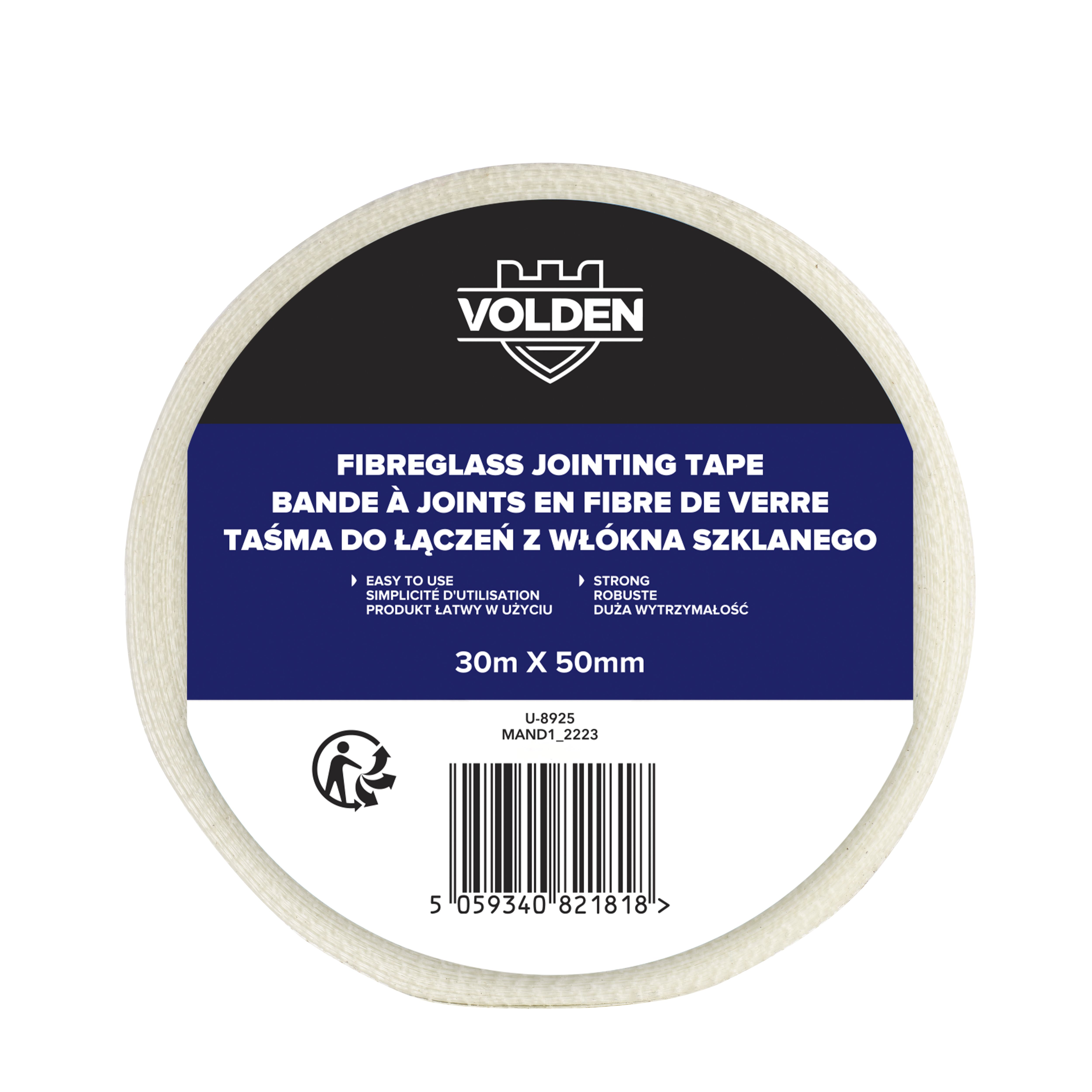 Volden Construction Beige Jointing tape (L)30m (W)50mm
