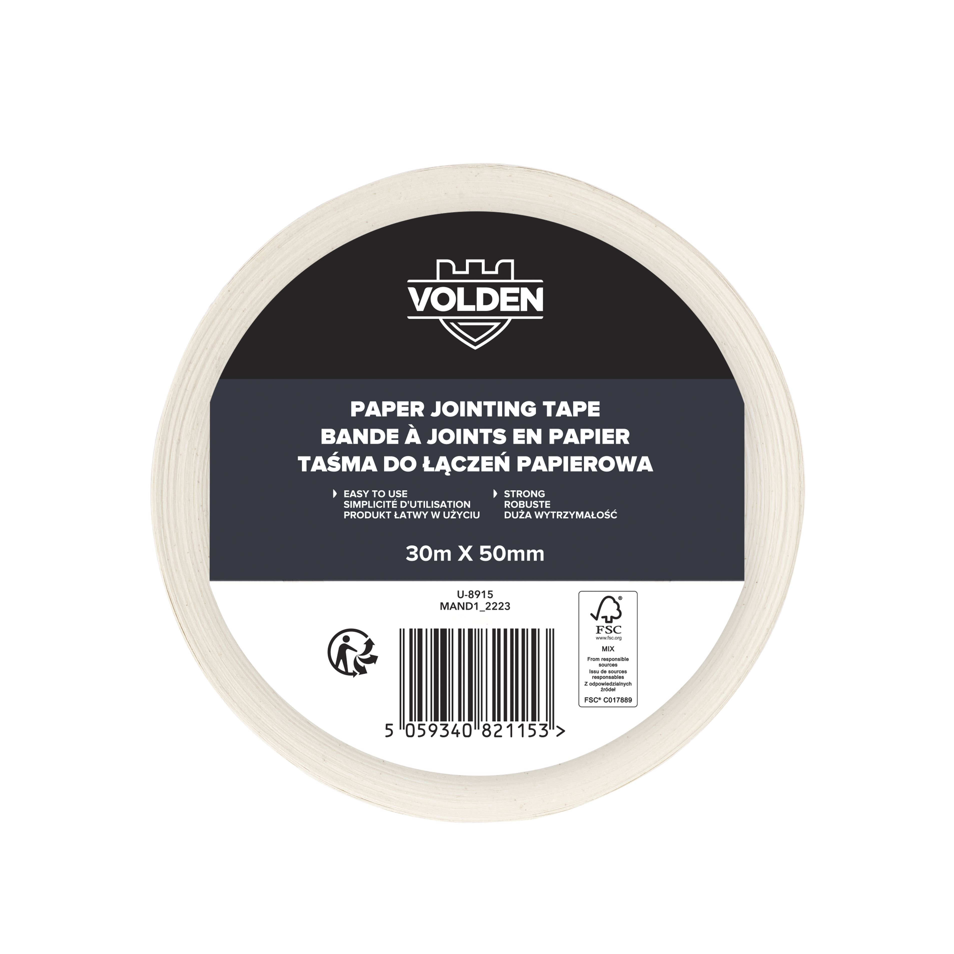 Volden Construction tapes Beige Jointing tape (L)30m (W)50mm