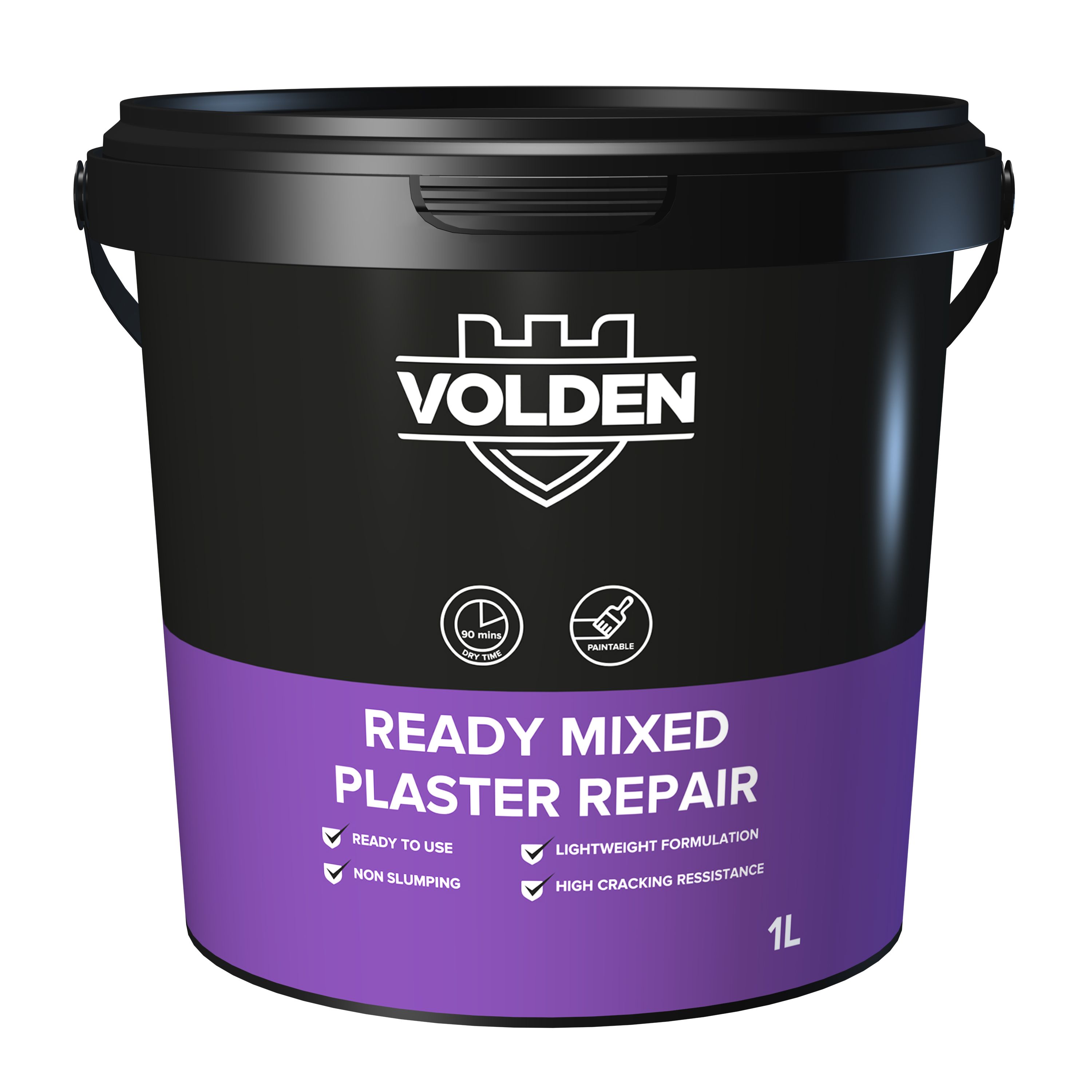 Volden Not quick dry Ready mixed Plaster repair 850g Tub