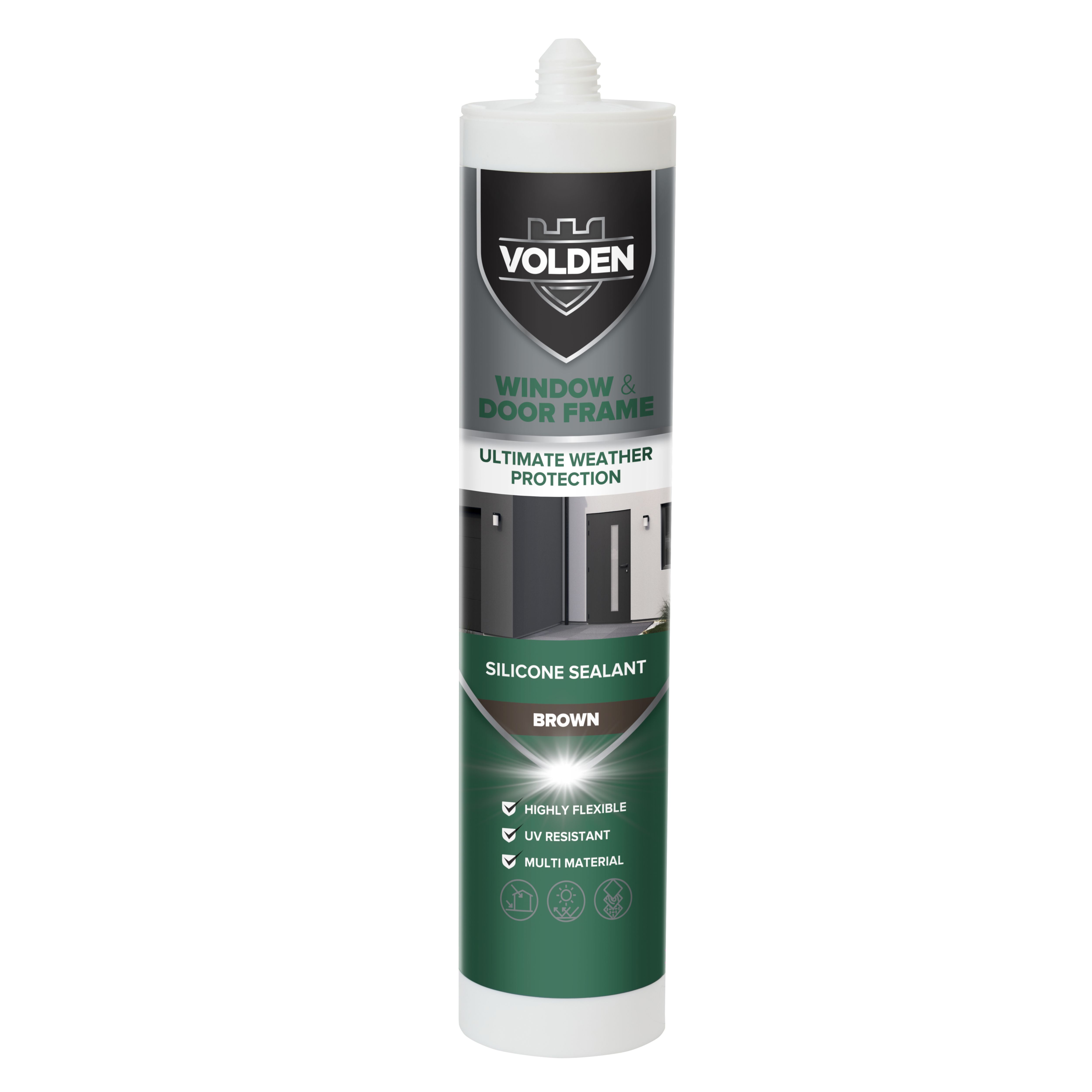 Volden Silicone-based Brown Frame Sealant, 280ml | DIY at B&Q