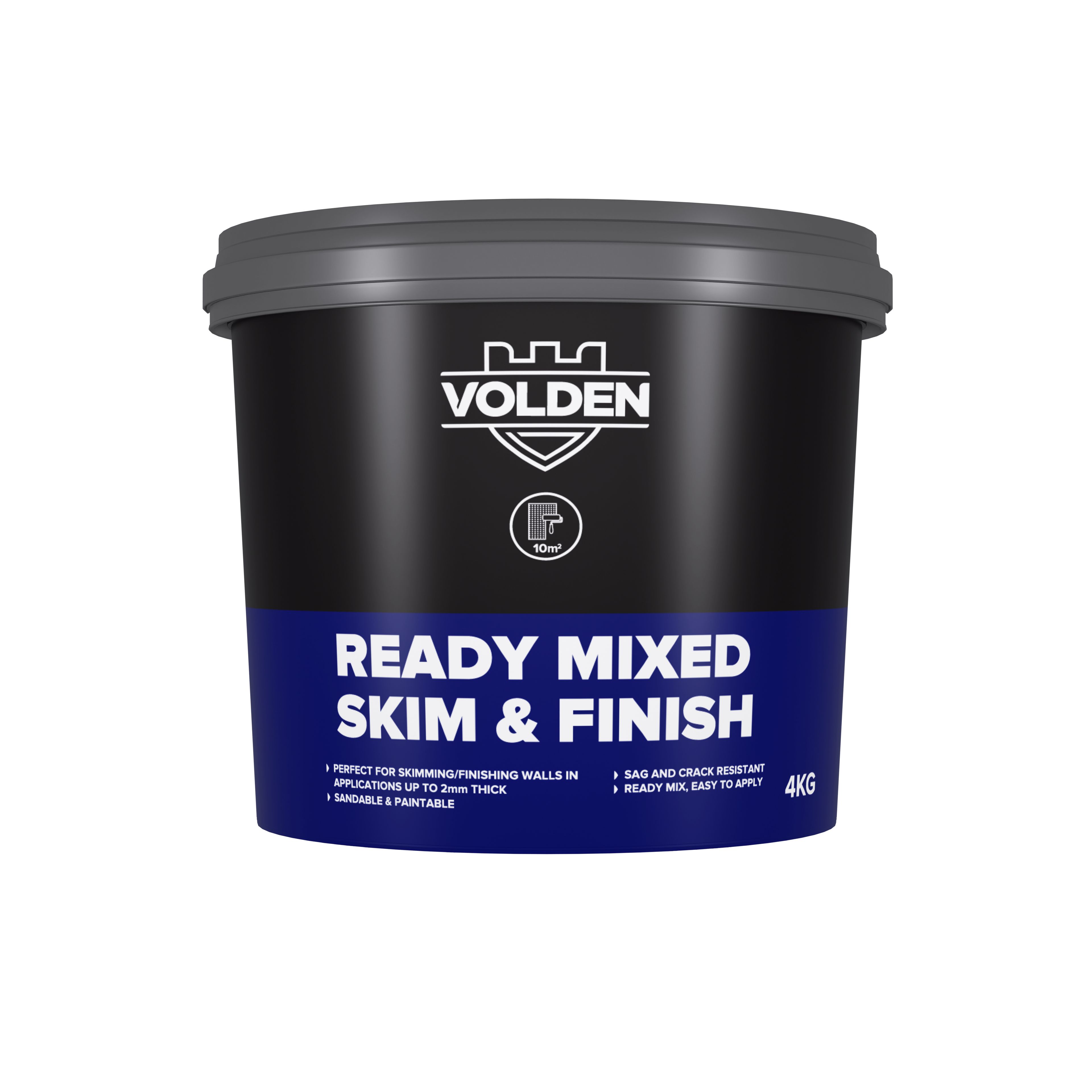Volden Skims White Texture repair, 4kg | DIY at B&Q