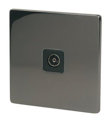 Volex Black Iridium Coaxial socket