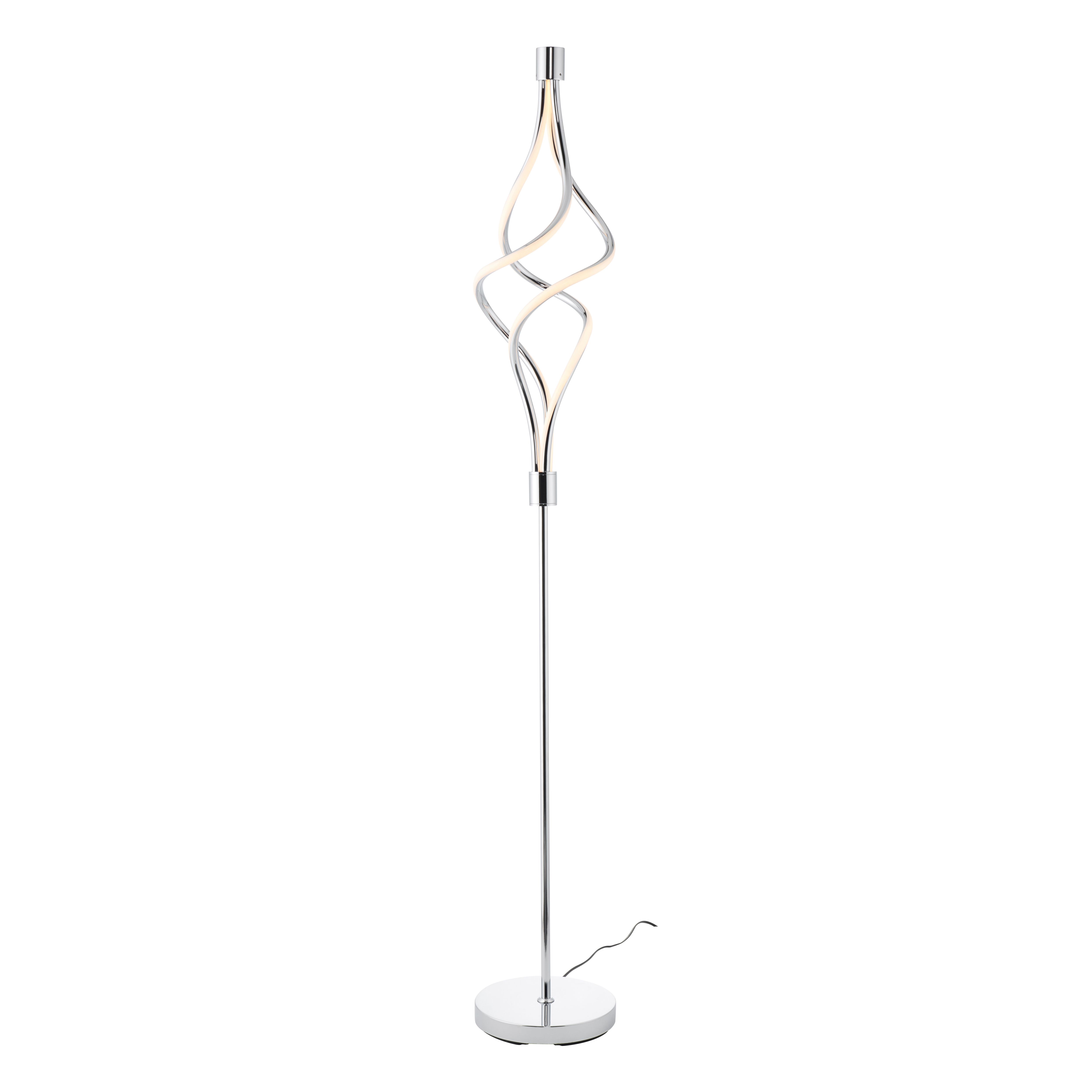 Vortex Chrome effect LED Floor light