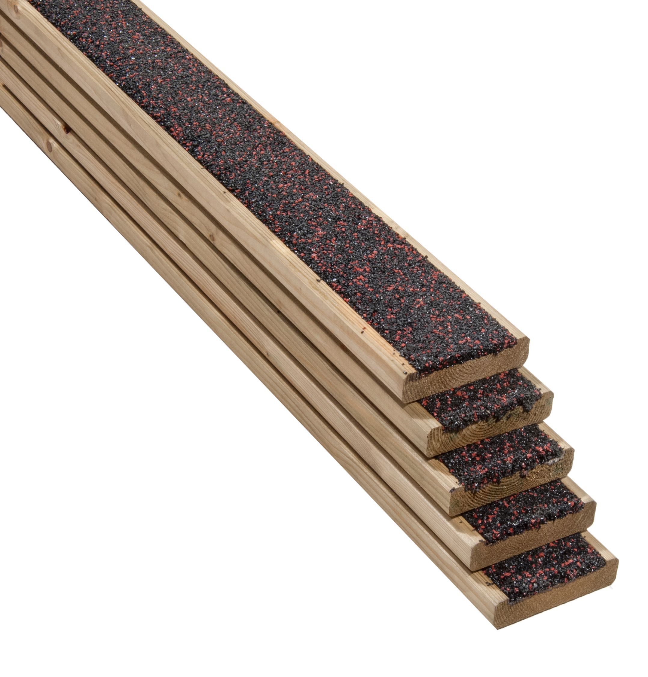 Walksure Spruce Deck board (L)2.1m (W)120mm (T)28mm, Pack of 5