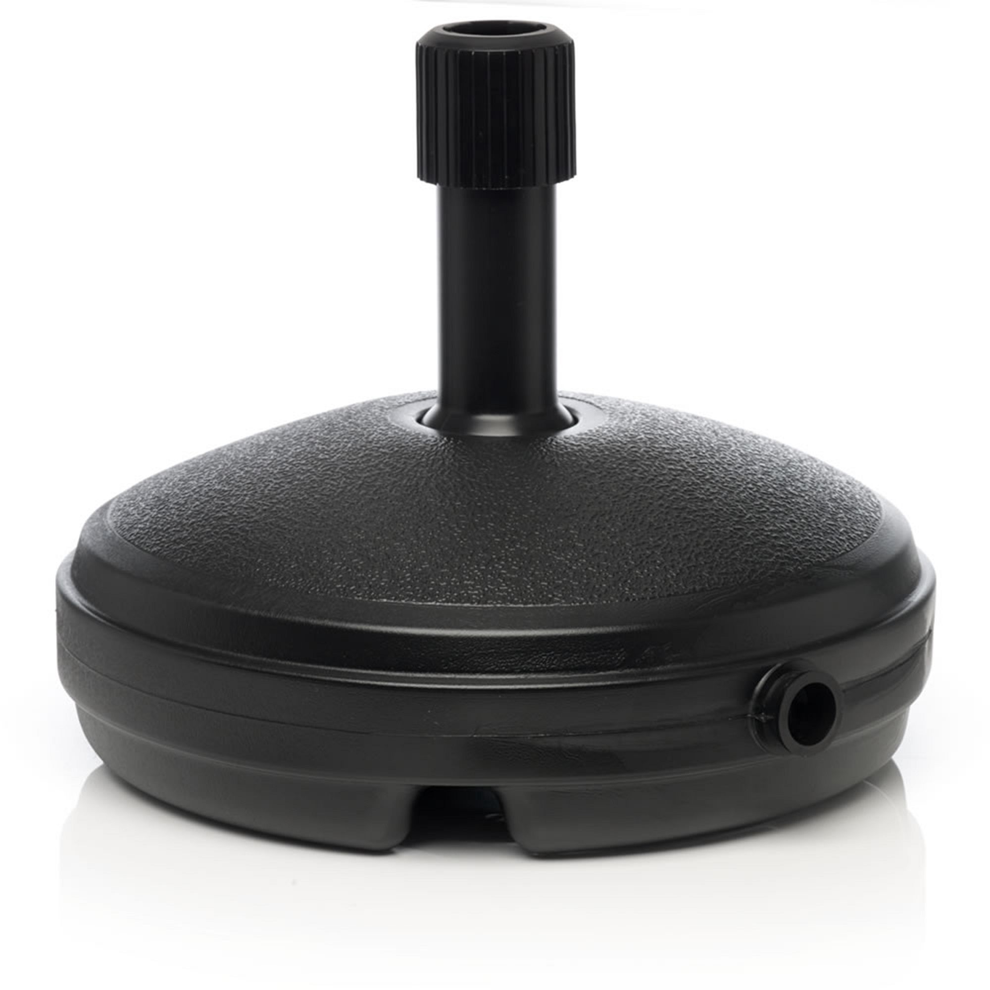 Ward Black Round Parasol base 0.42kg Filled up to 11kg | DIY at B&Q