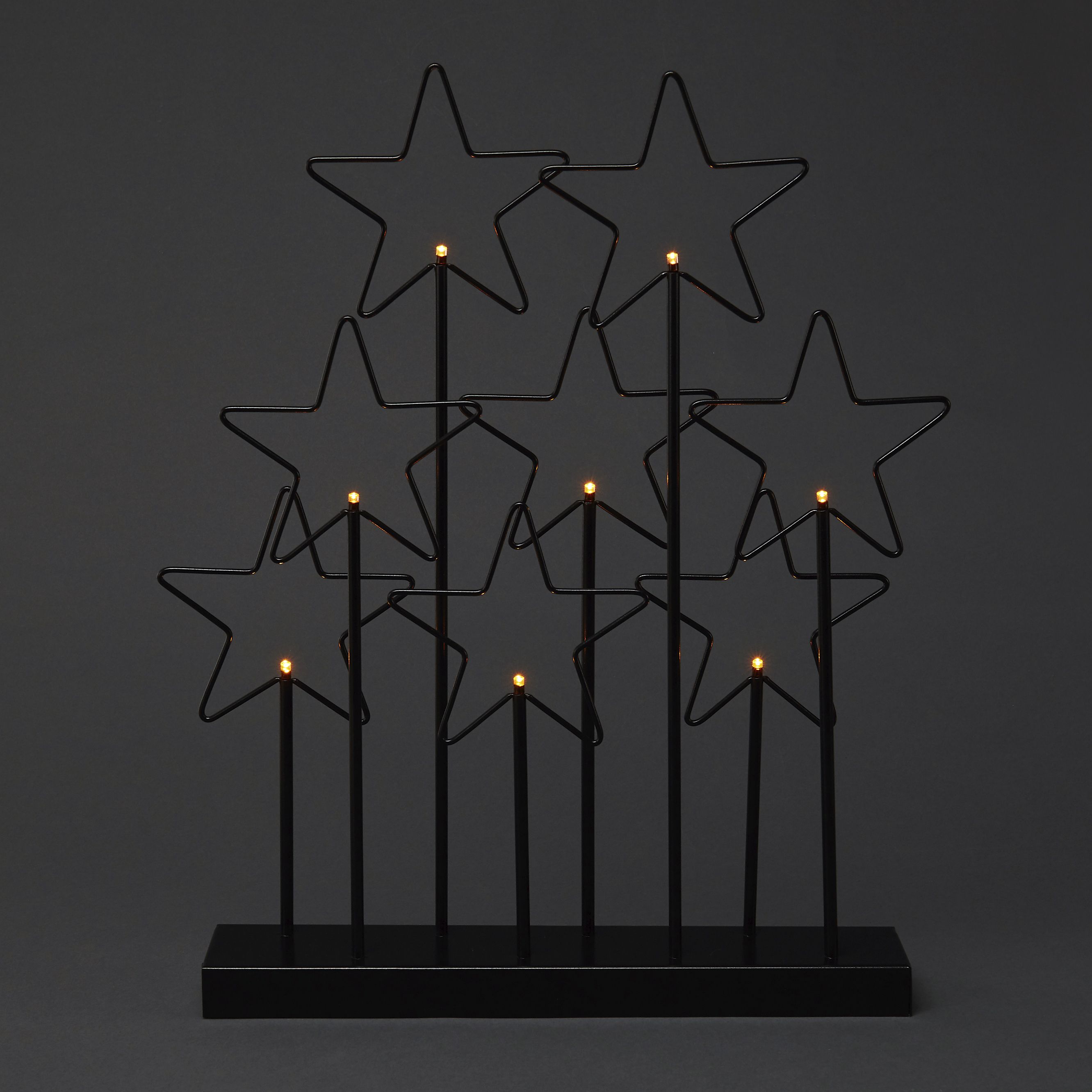 Warm white LED Stars Silhouette | DIY at B&Q