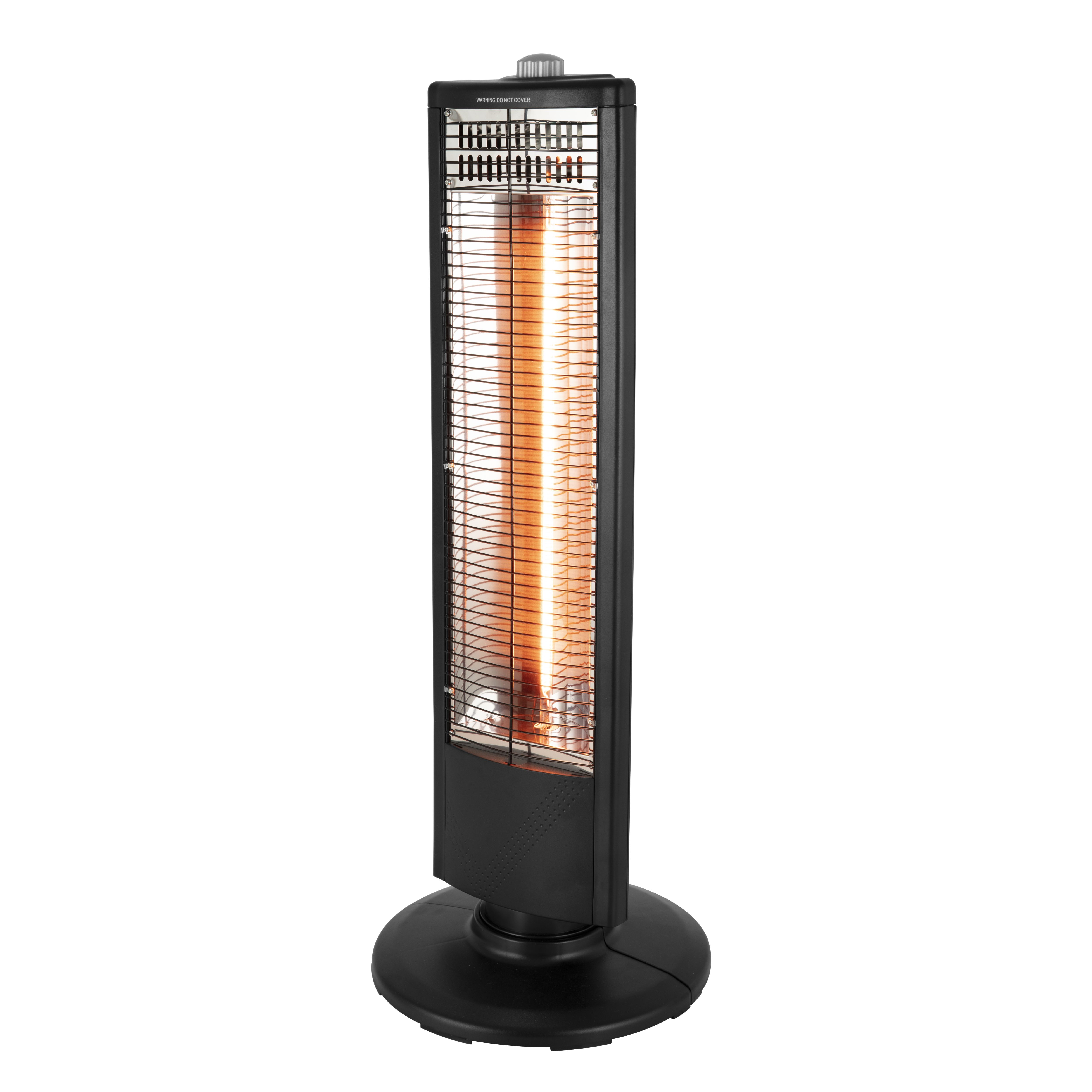 Warmlite Electric 1000W Black Carbon fibre Heater | DIY at B&Q