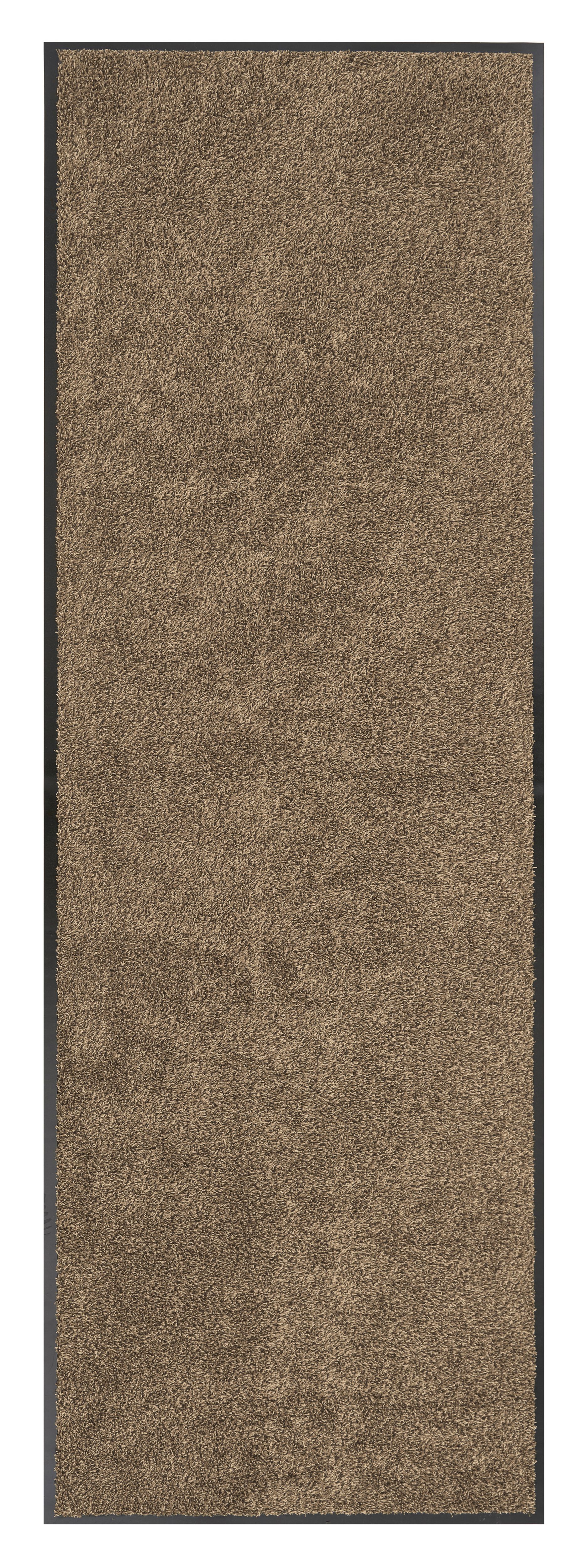 Washamat Beige Plain Heavy duty Barrier mat, 180cm x 60cm