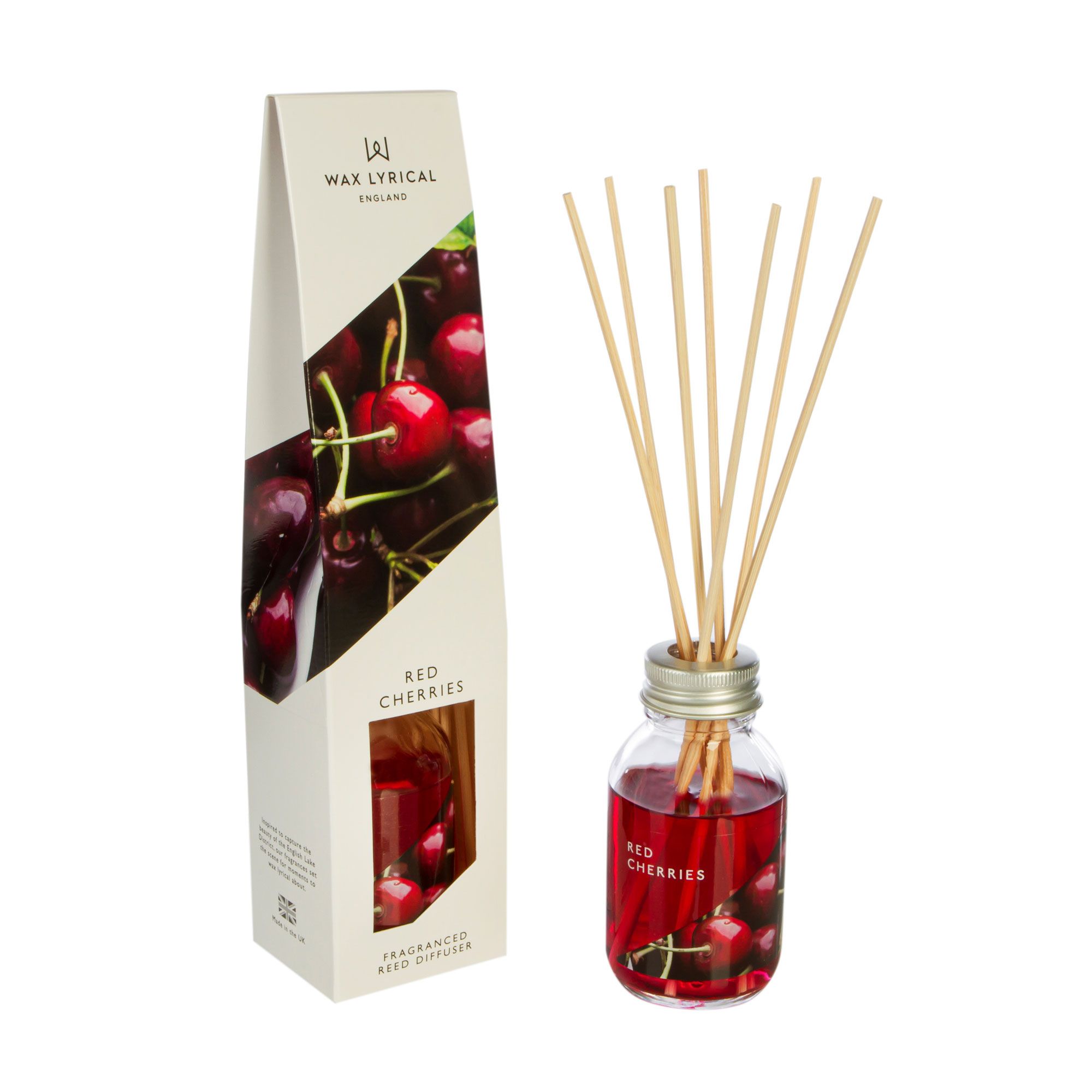 Wax lyrical Red Cherries Reed diffuser, 100ml | DIY at B&Q