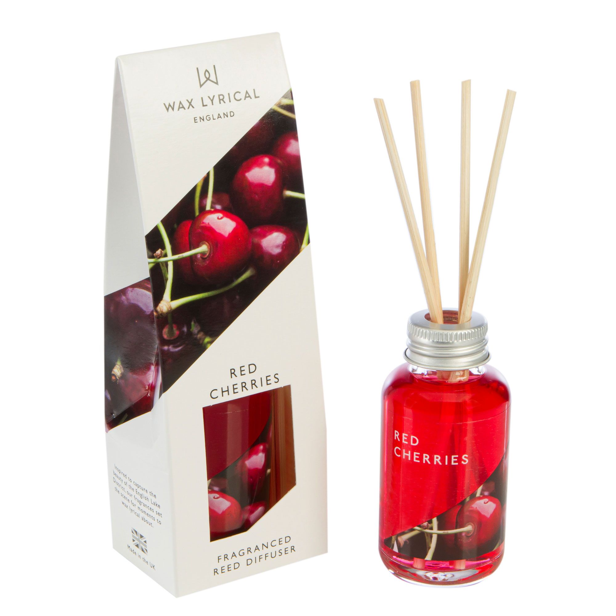Wax lyrical Red Cherries Reed diffuser, 40ml | DIY at B&Q