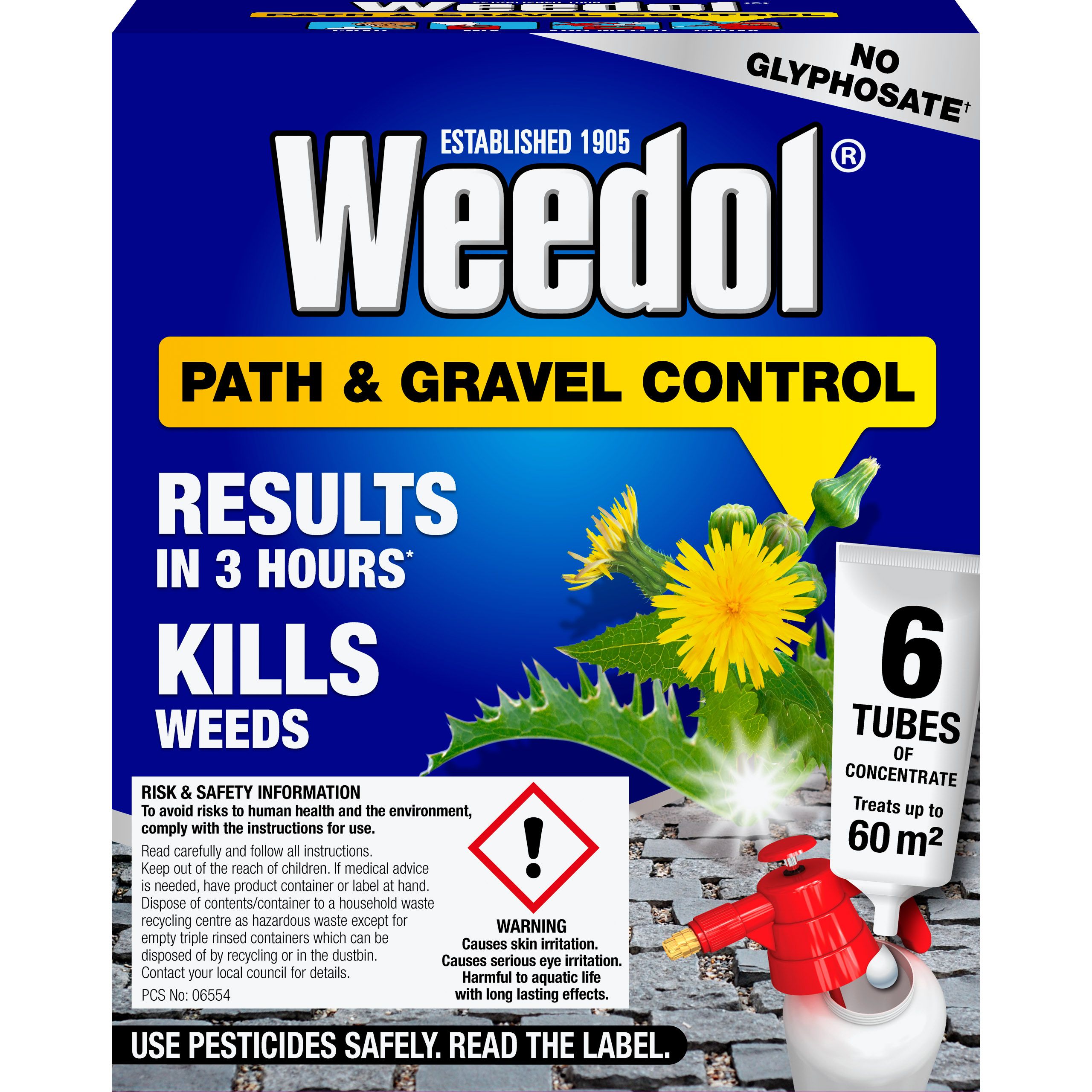 Buy Weedol Path & Gravel Control Concentrated Weed killer 0.23L, Pack ...