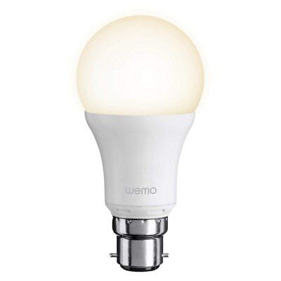 WeMo B22 50W LED White Ball Dimmable Smart bulb
