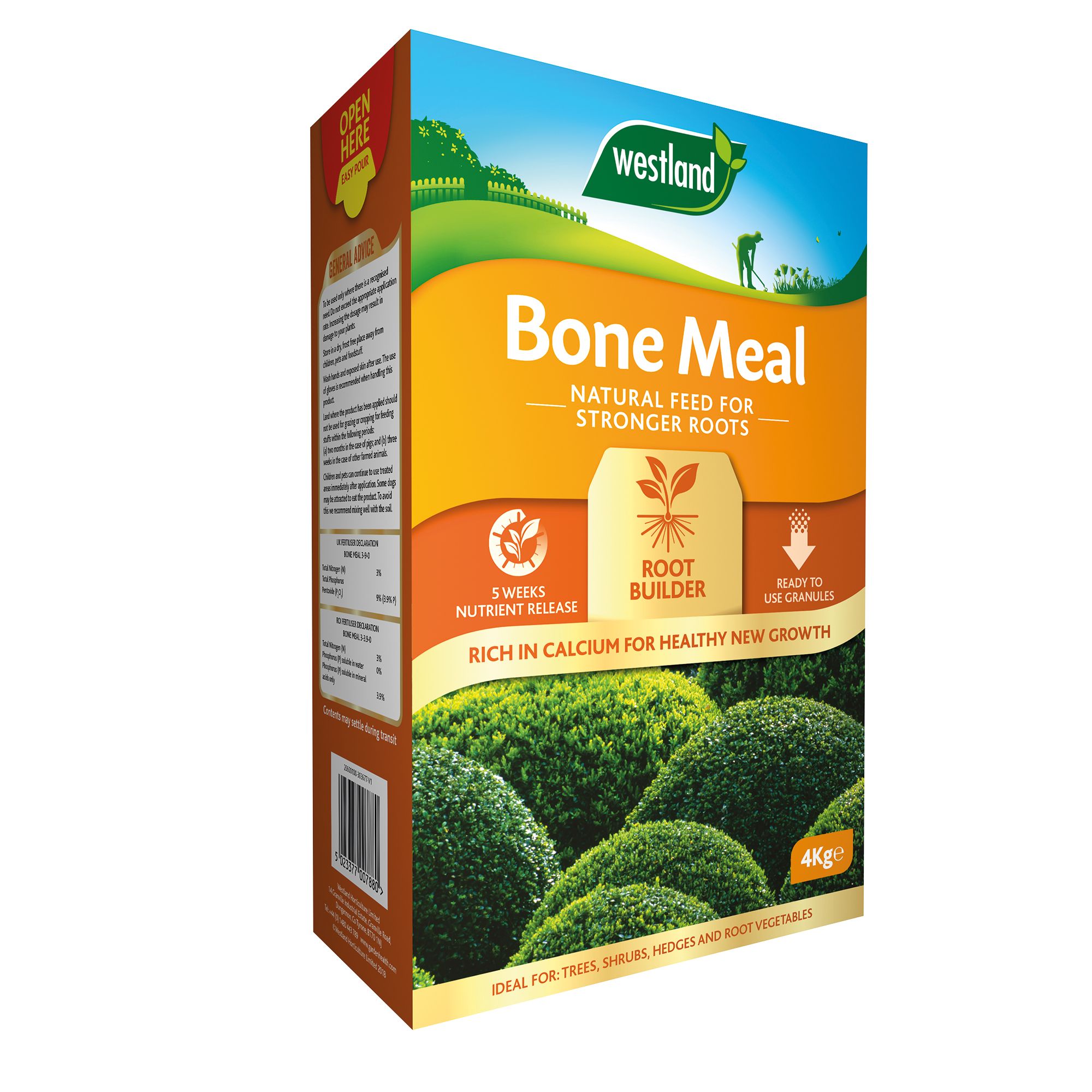 Westland Natural Universal Bone meal Granules 4kg | DIY at B&Q