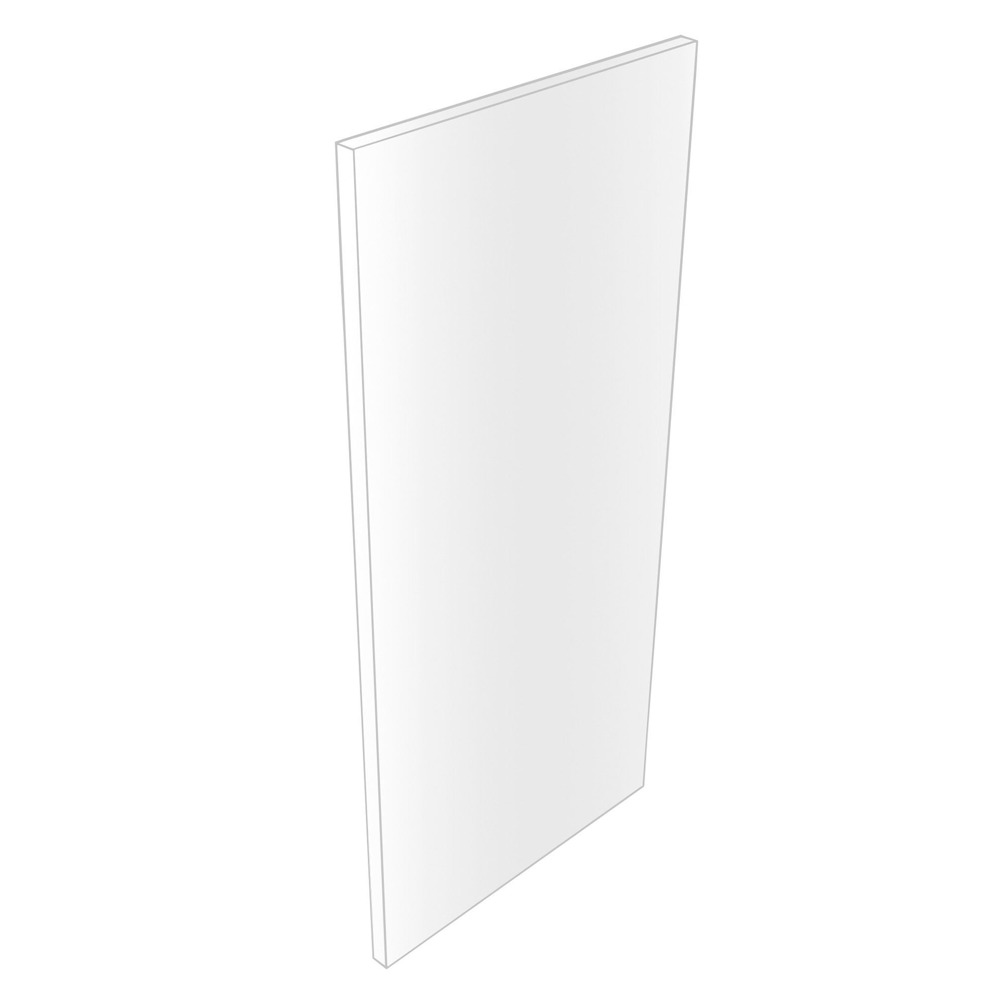 Westport Gloss White End panel (H)720mm | DIY at B&Q