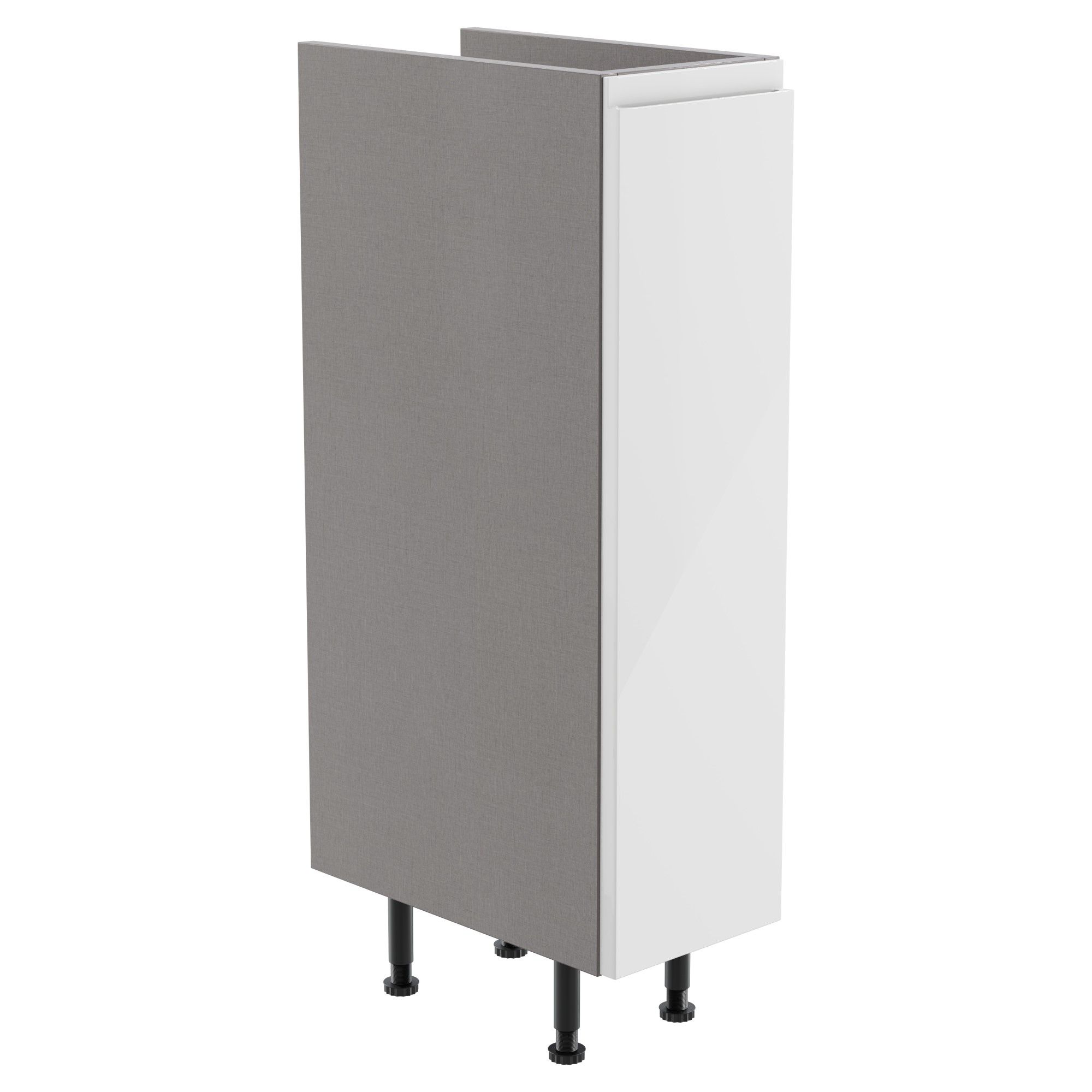 Westport Gloss White Modern Freestanding Bathroom & wet room Base unit ...
