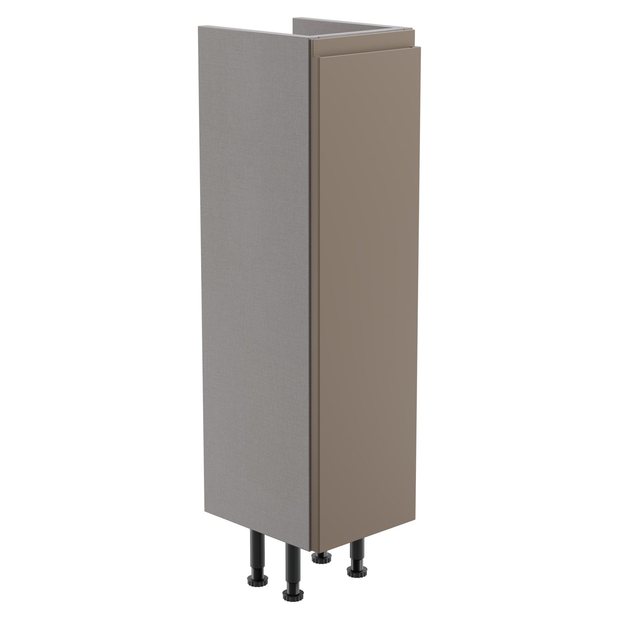 Westport Slim Matt Stone grey Modern Freestanding Base unit (W)195mm (H ...
