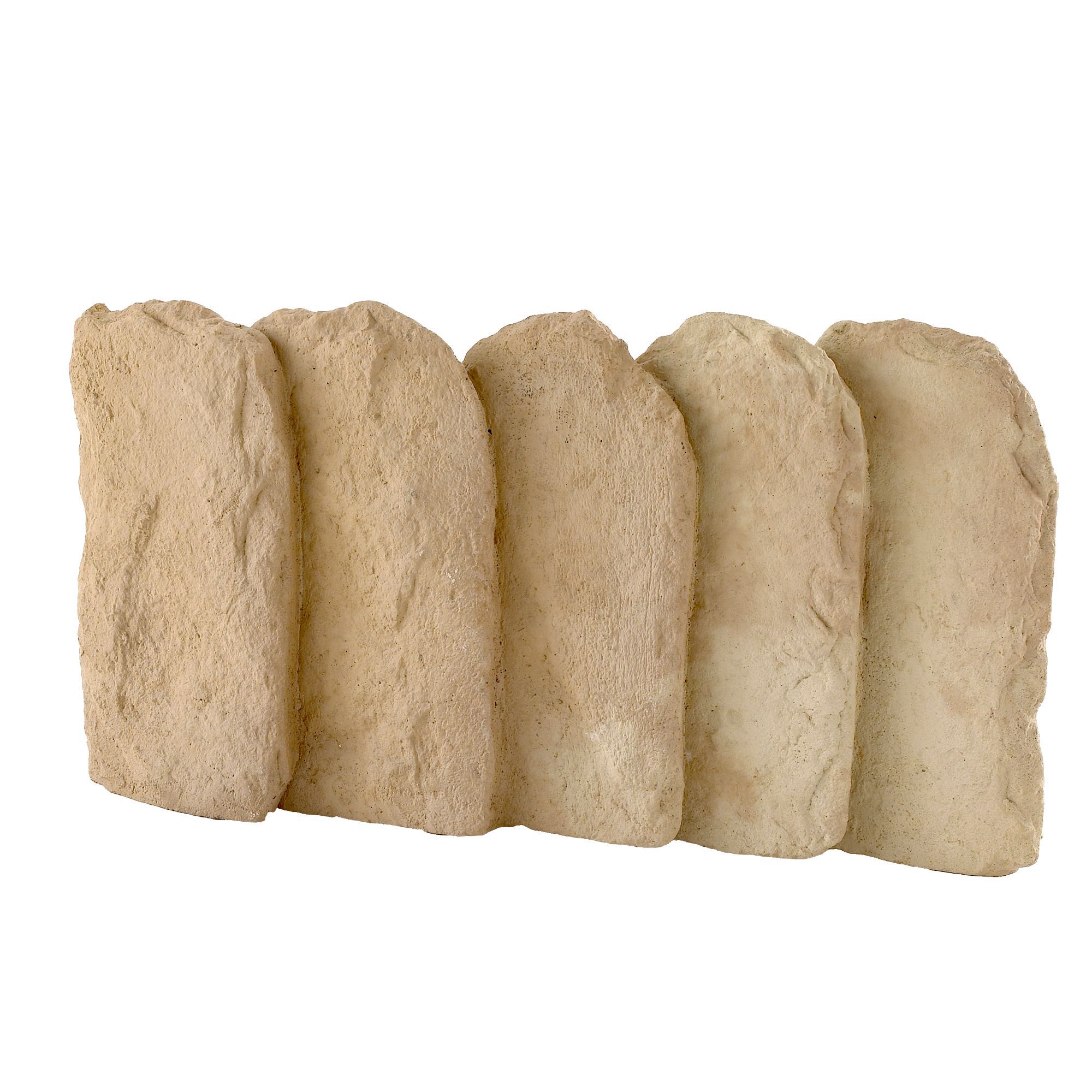 Wetherdale Double sided Yellow Paving edging (H)250mm (T)45mm | DIY at B&Q