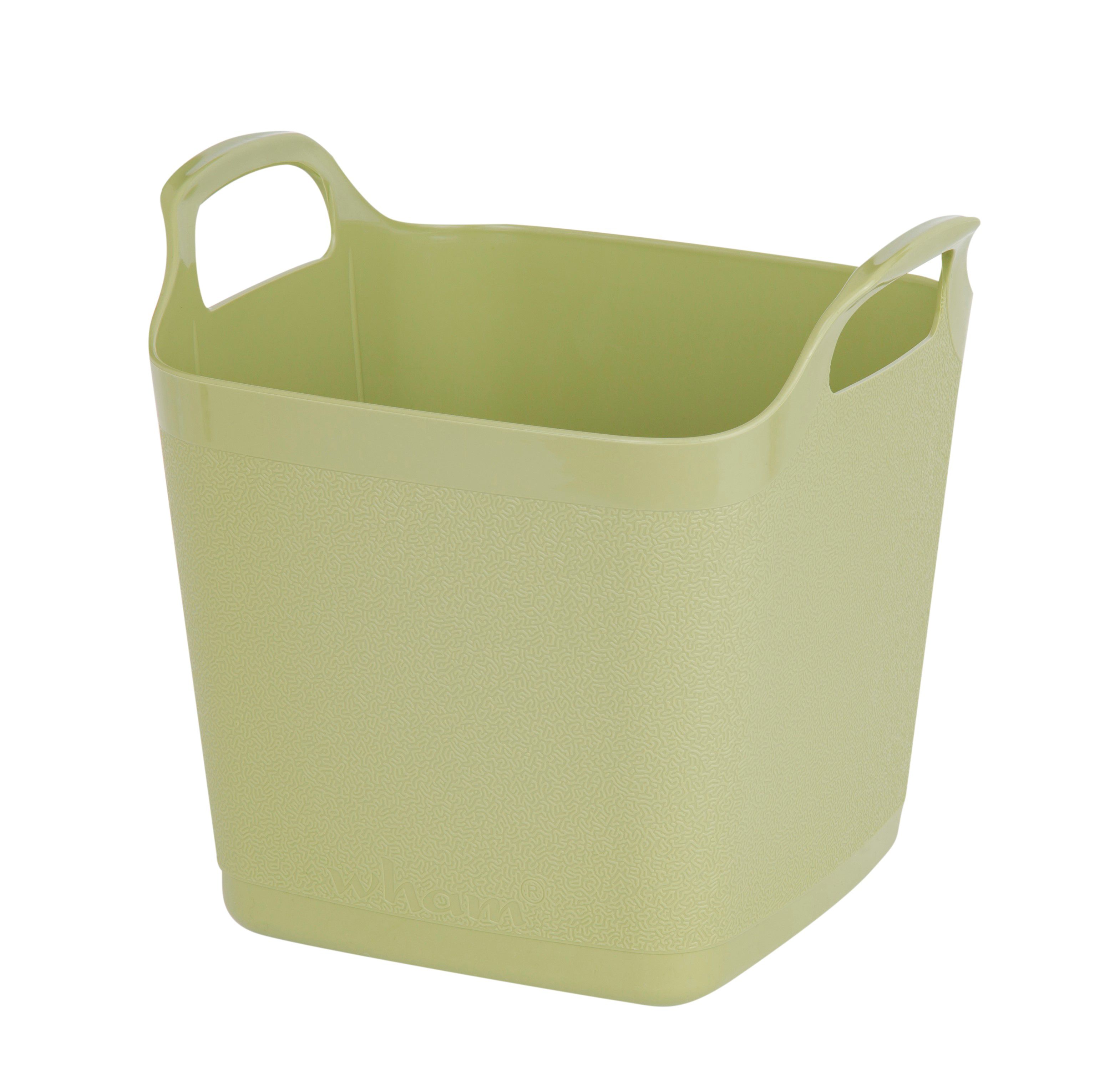 Wham Flexi square storage wild moss 8L Polypropylene Small Storage bin ...