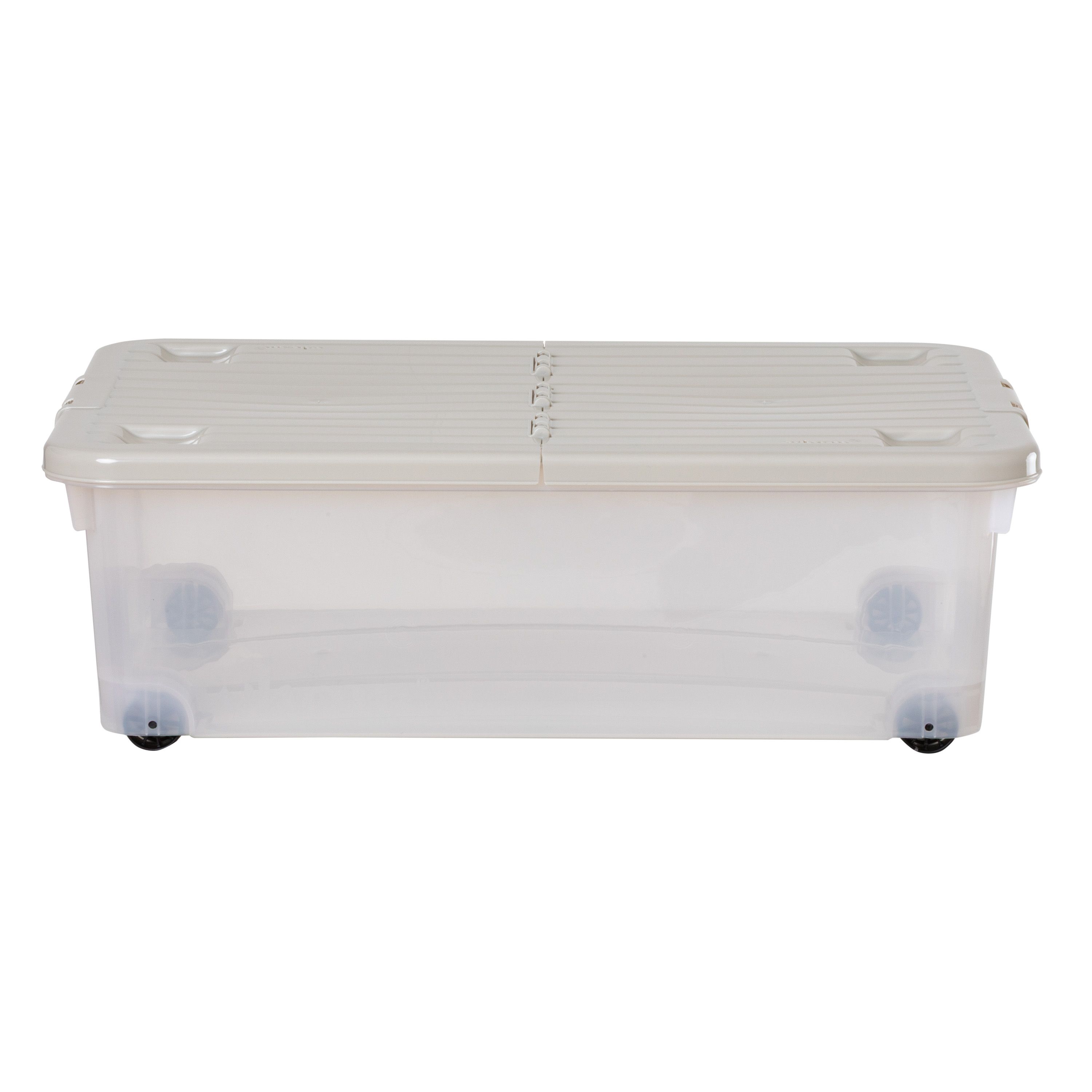 Wham Moonstruck Rectangular 32L Medium Plastic Stackable Underbed ...