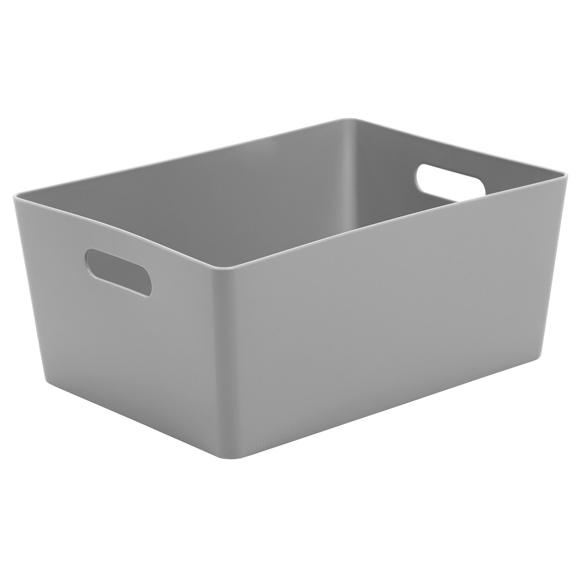 Wham Studio High polished finish Gloss cool grey Plastic Nestable ...