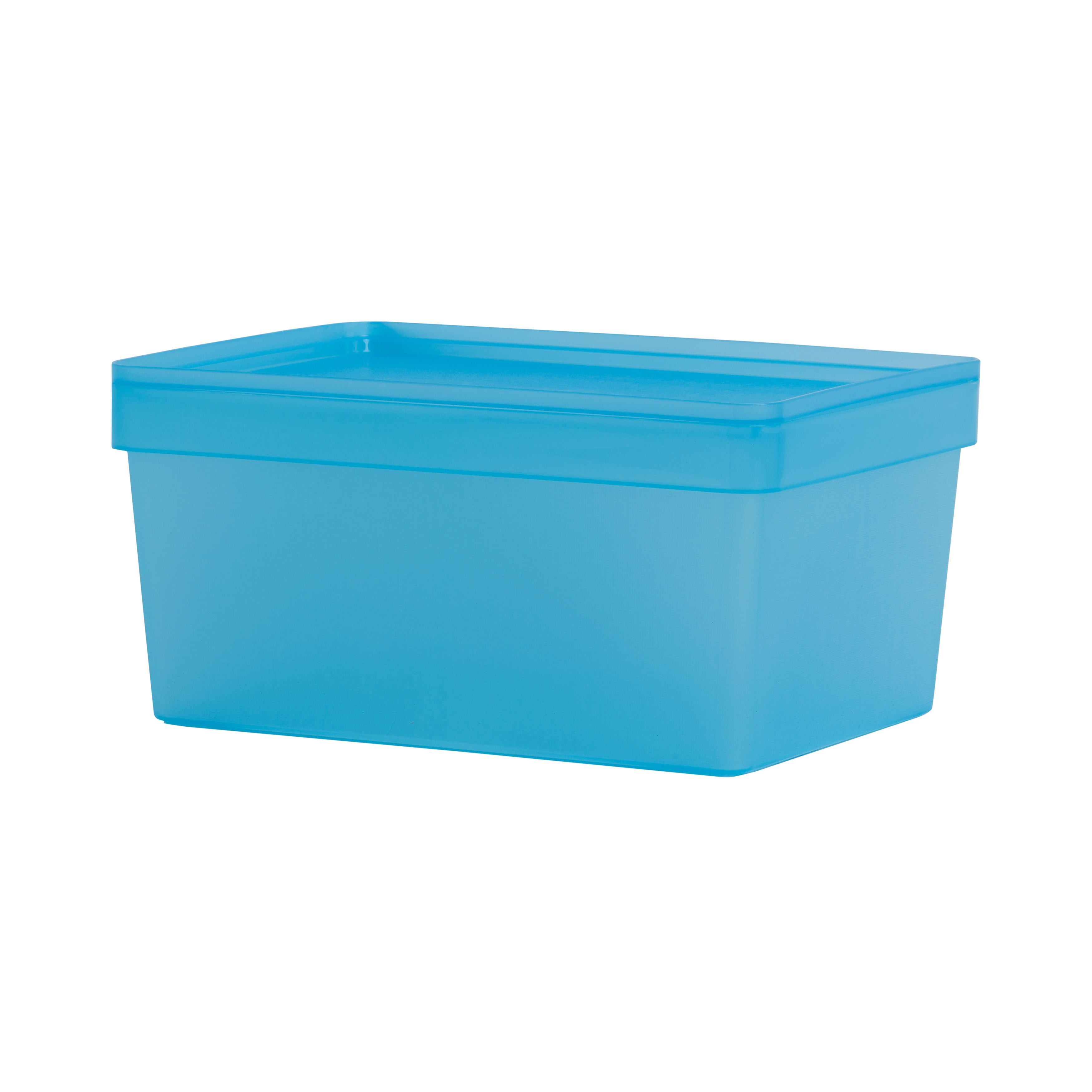 Wham Studio Stack Blue Rectangular 13.5L Large Stackable Storage box ...