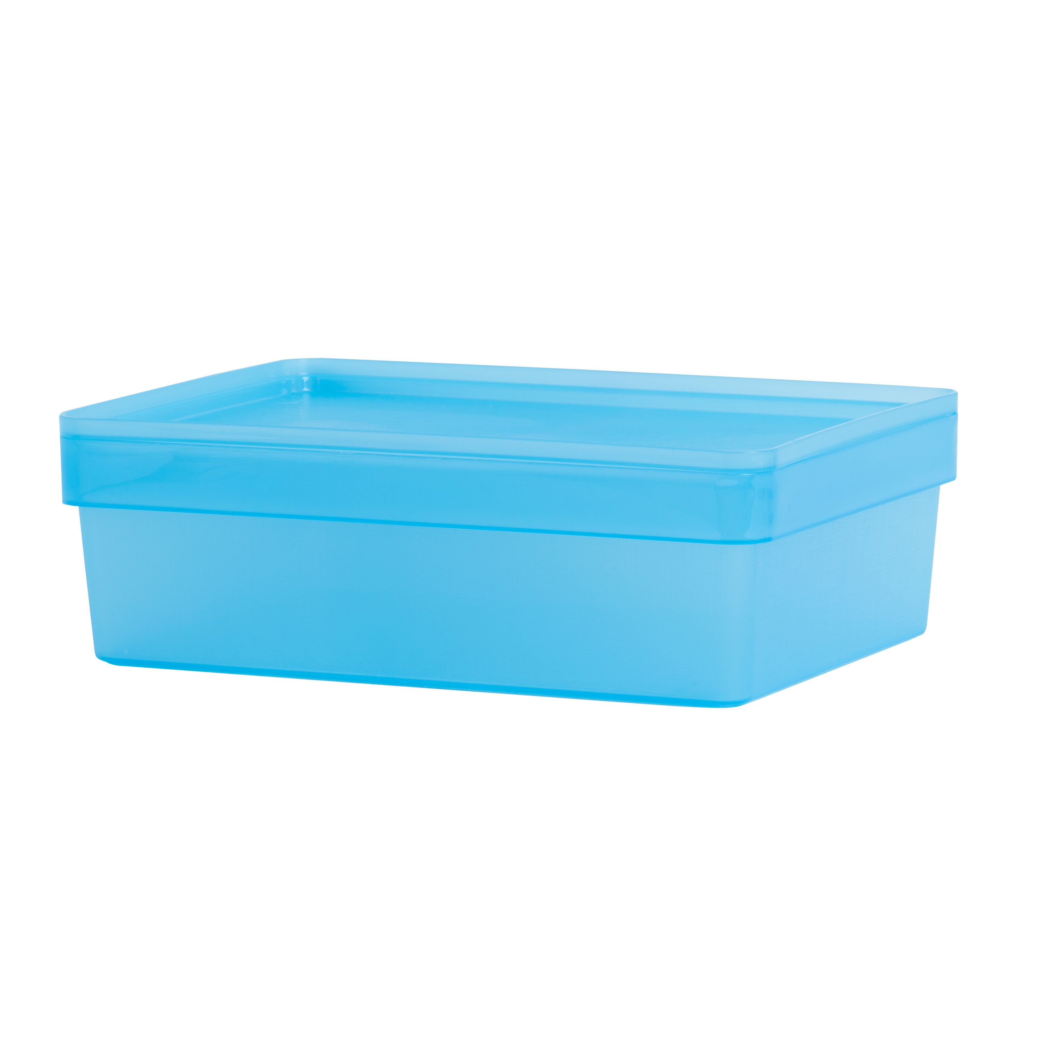 Wham Studio Stack Blue Rectangular 8.9L Medium Plastic Stackable ...
