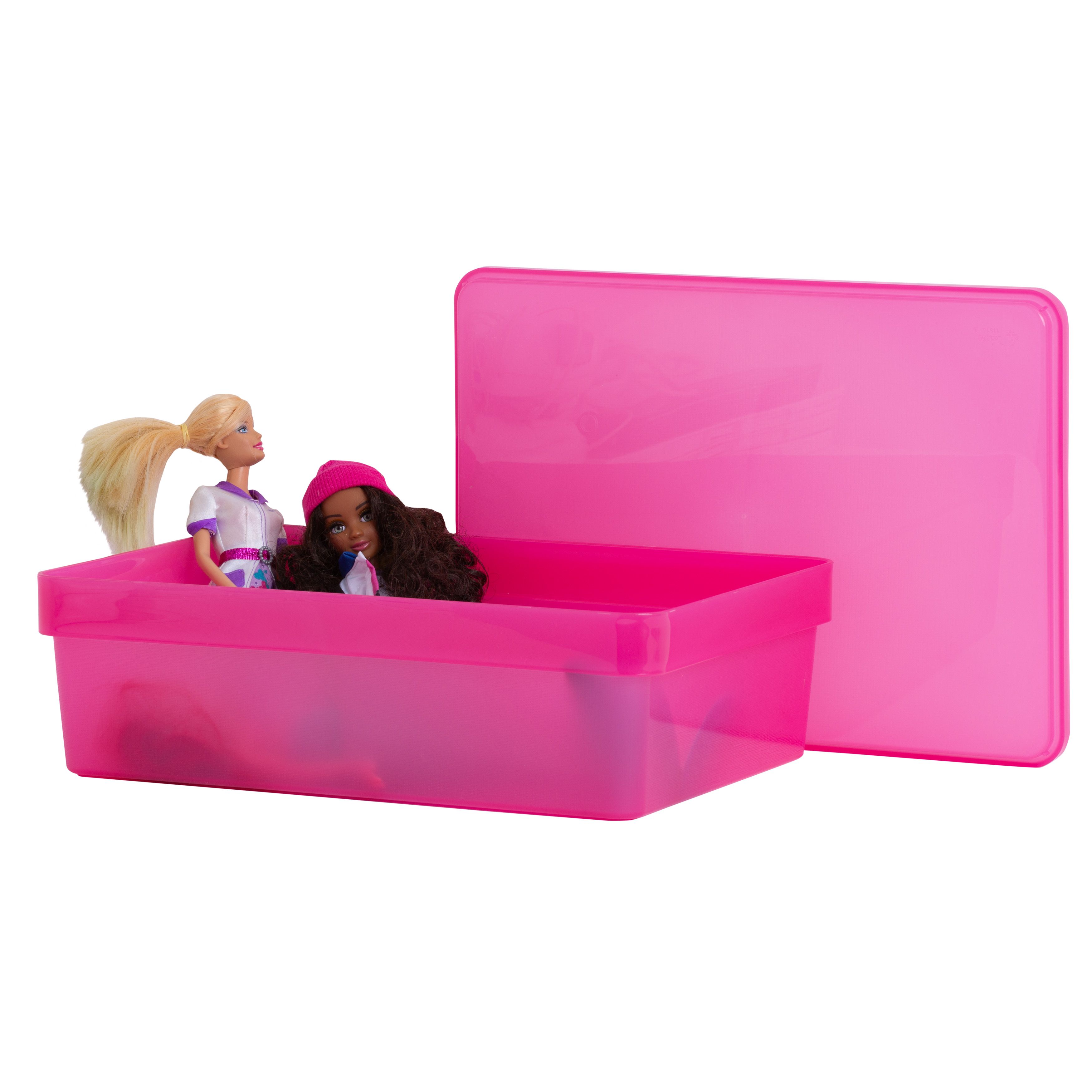Wham Studio Stack Pink Rectangular 8.9L Medium Plastic Stackable ...
