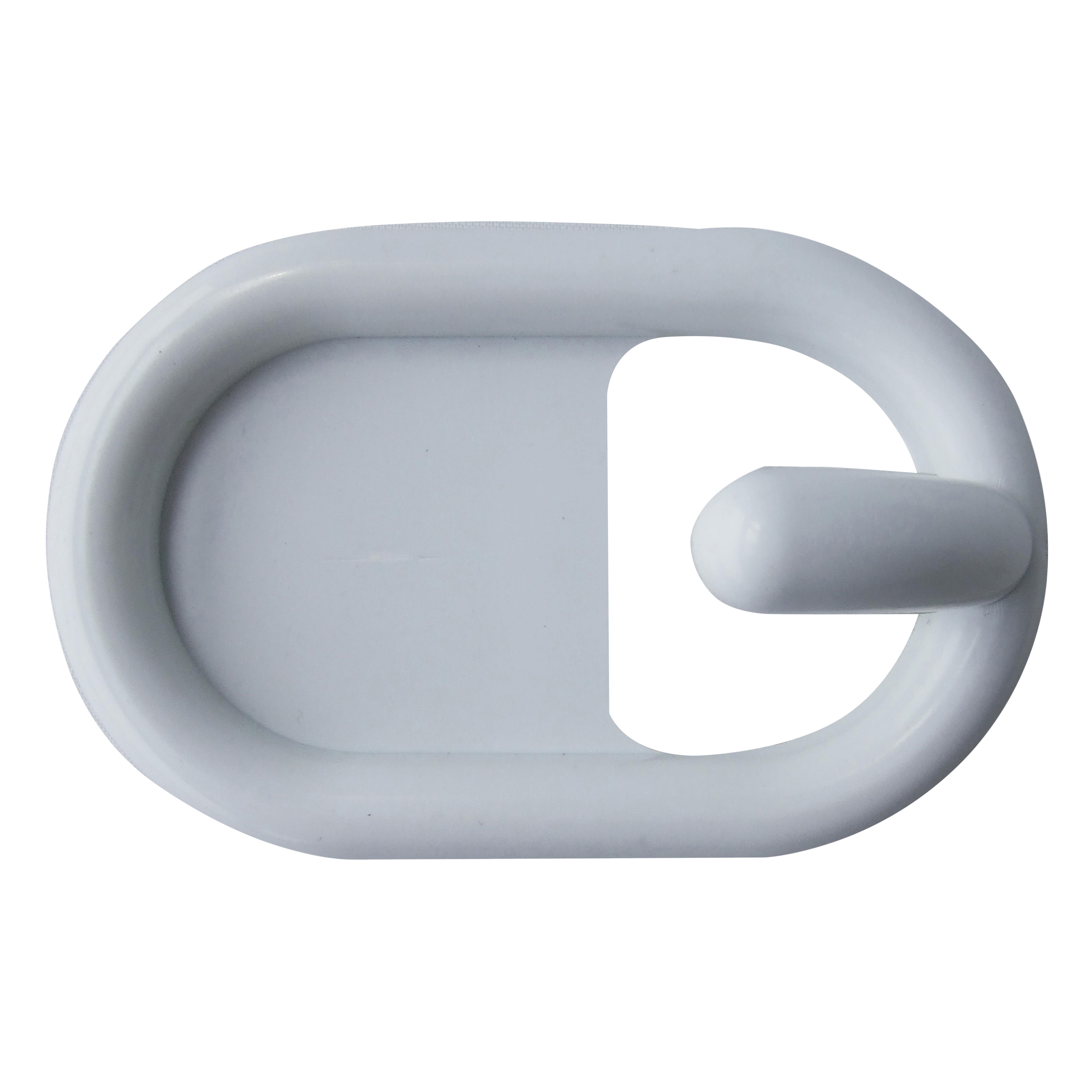 White ABS plastic Medium Space Hook, Pack of 2 | DIY at B&Q