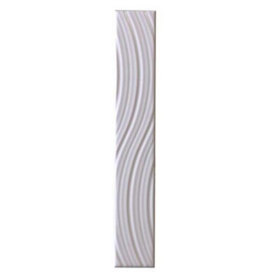 White Ceramic Border tile, (L)300mm (W)50mm | DIY at B&Q