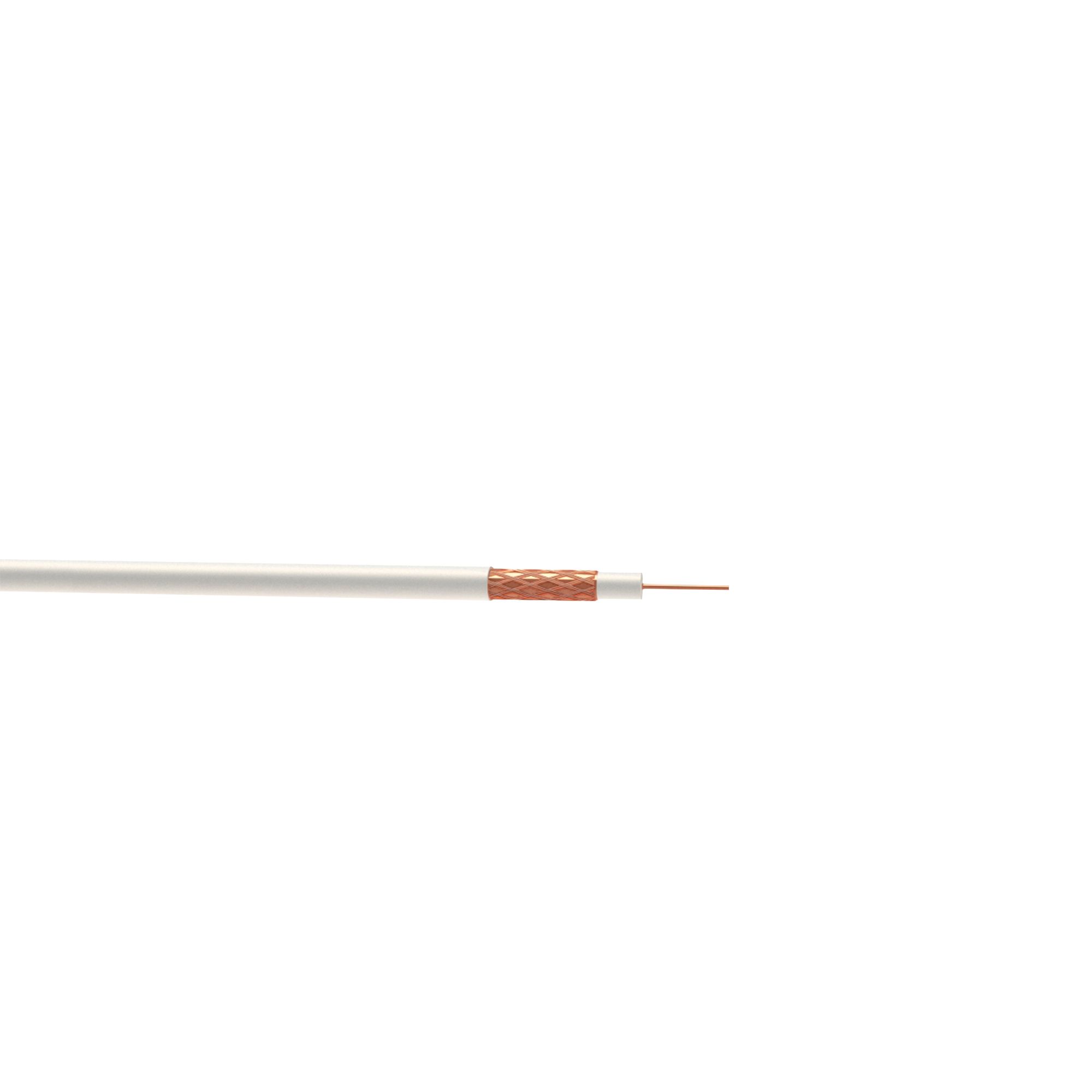 White Coaxial cable, 5m | DIY at B&Q