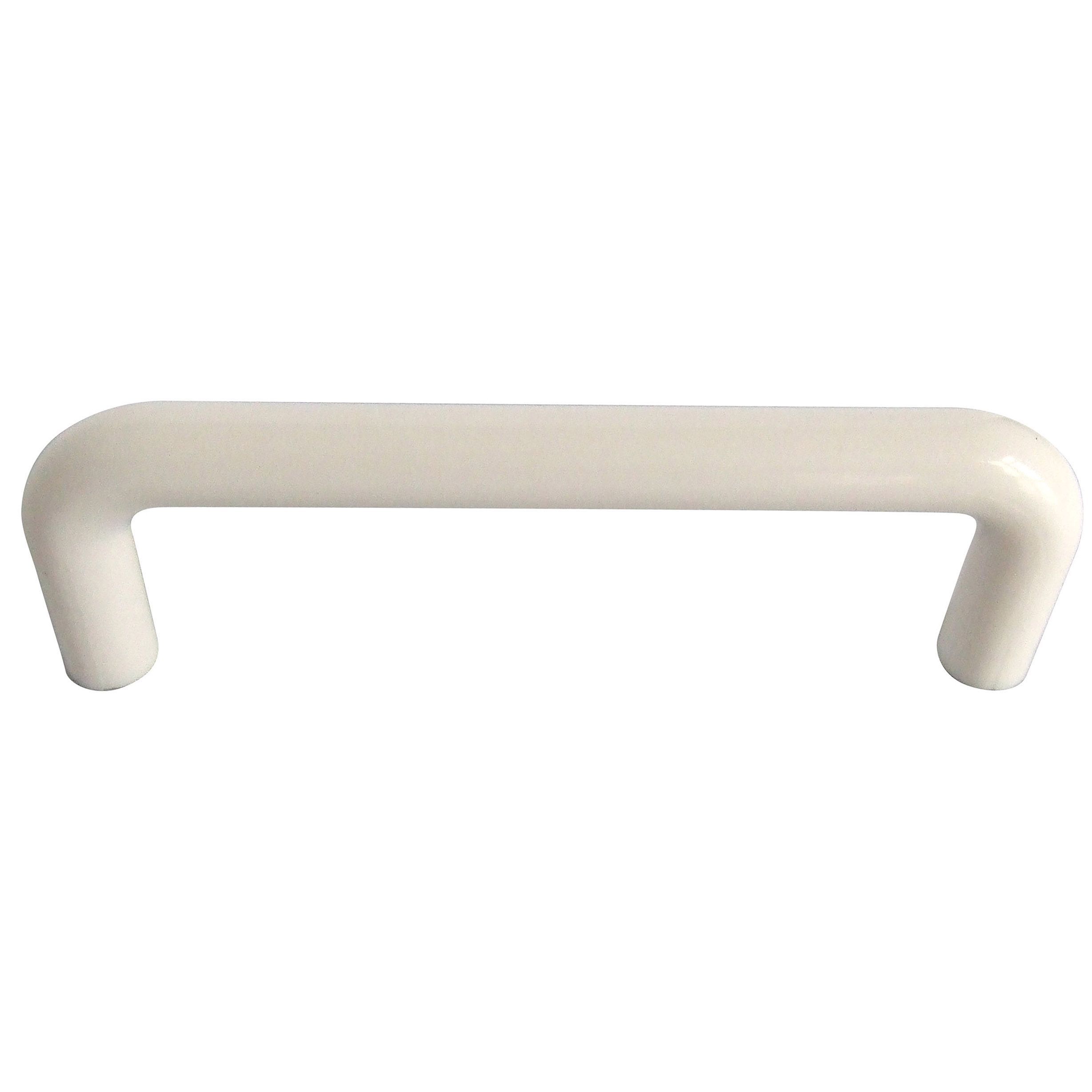 White Kitchen Cabinet D-shaped Pull Handle (L)22cm (D)32mm | DIY at B&Q