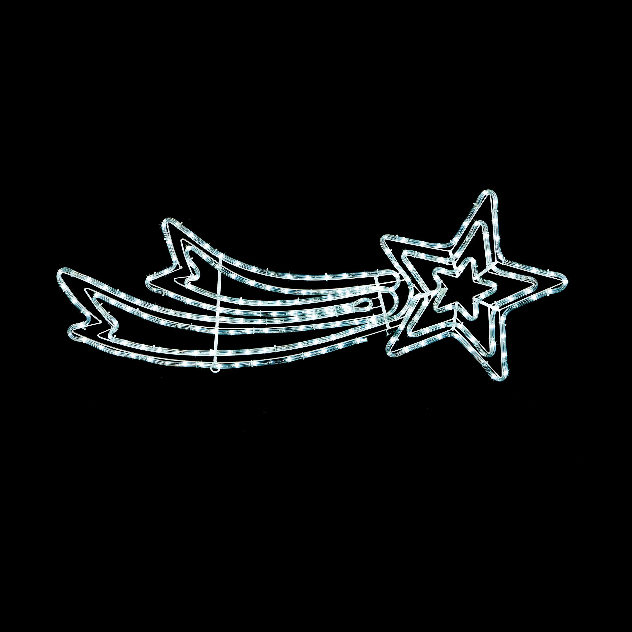 White LED White Shooting star Silhouette (H) 430mm | DIY at B&Q