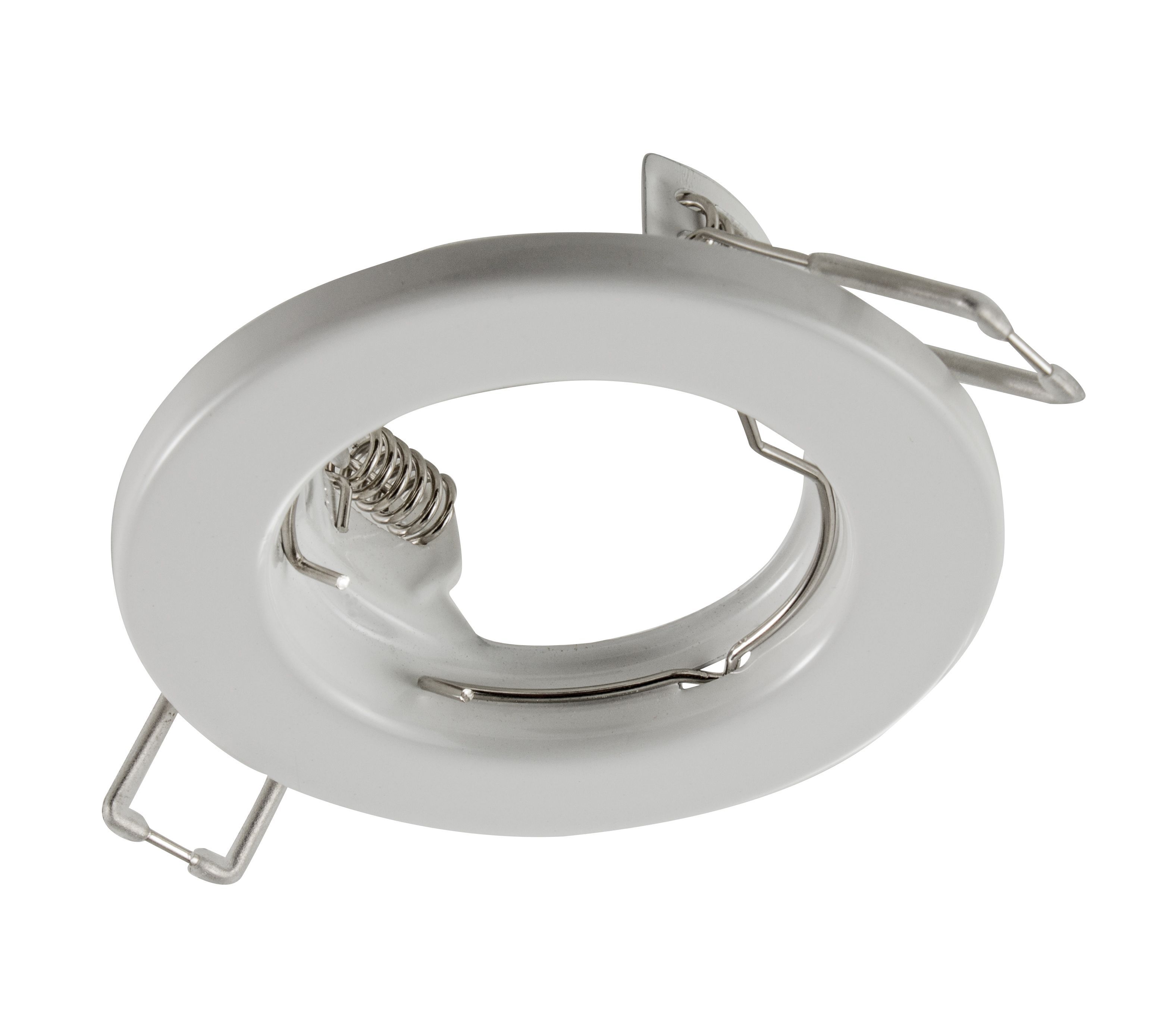 White Non-adjustable Round Downlight bezel