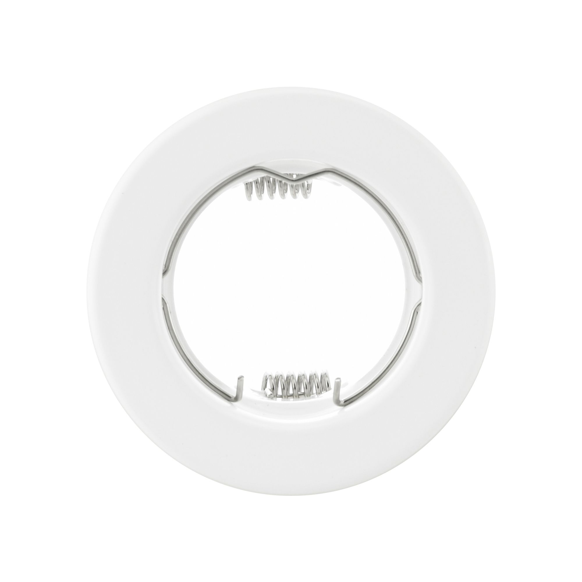 White Non-adjustable Round Downlight bezel