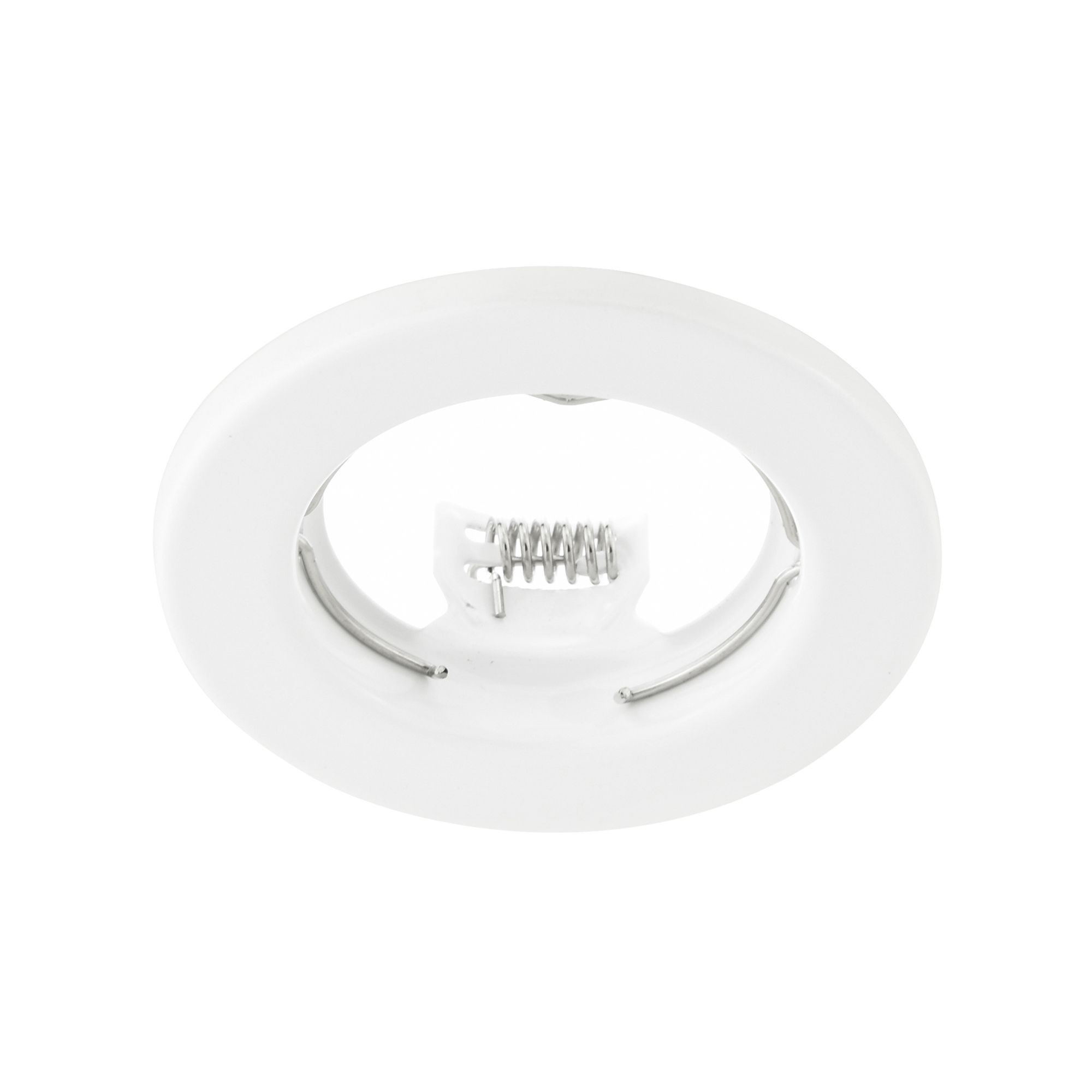 White Non-adjustable Round Downlight bezel