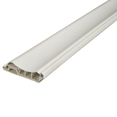 White PVC Dado rail (L)2.4m (W)70mm (T)20mm | DIY at B&Q