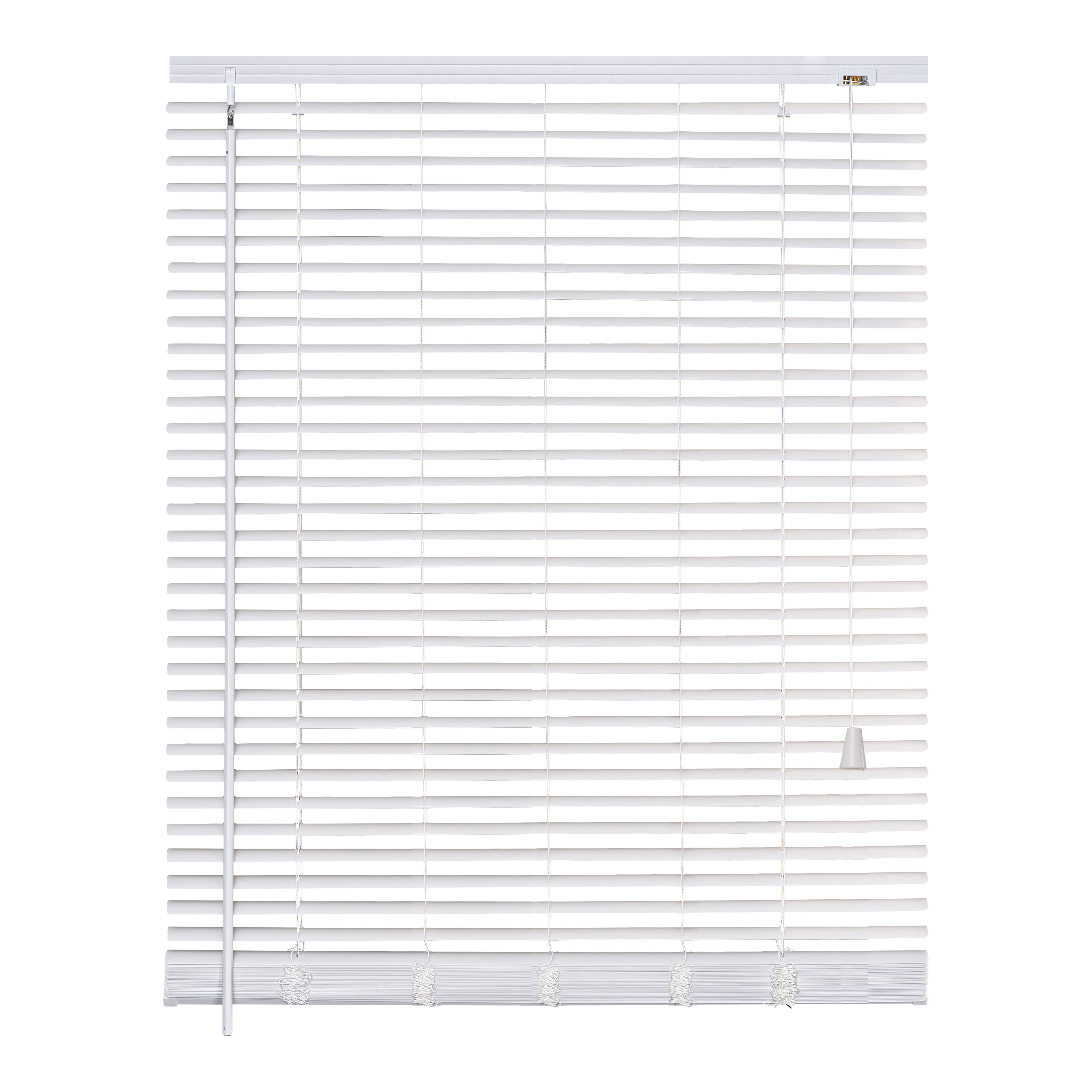 White PVC Venetian Blind (W)120cm (L)180cm