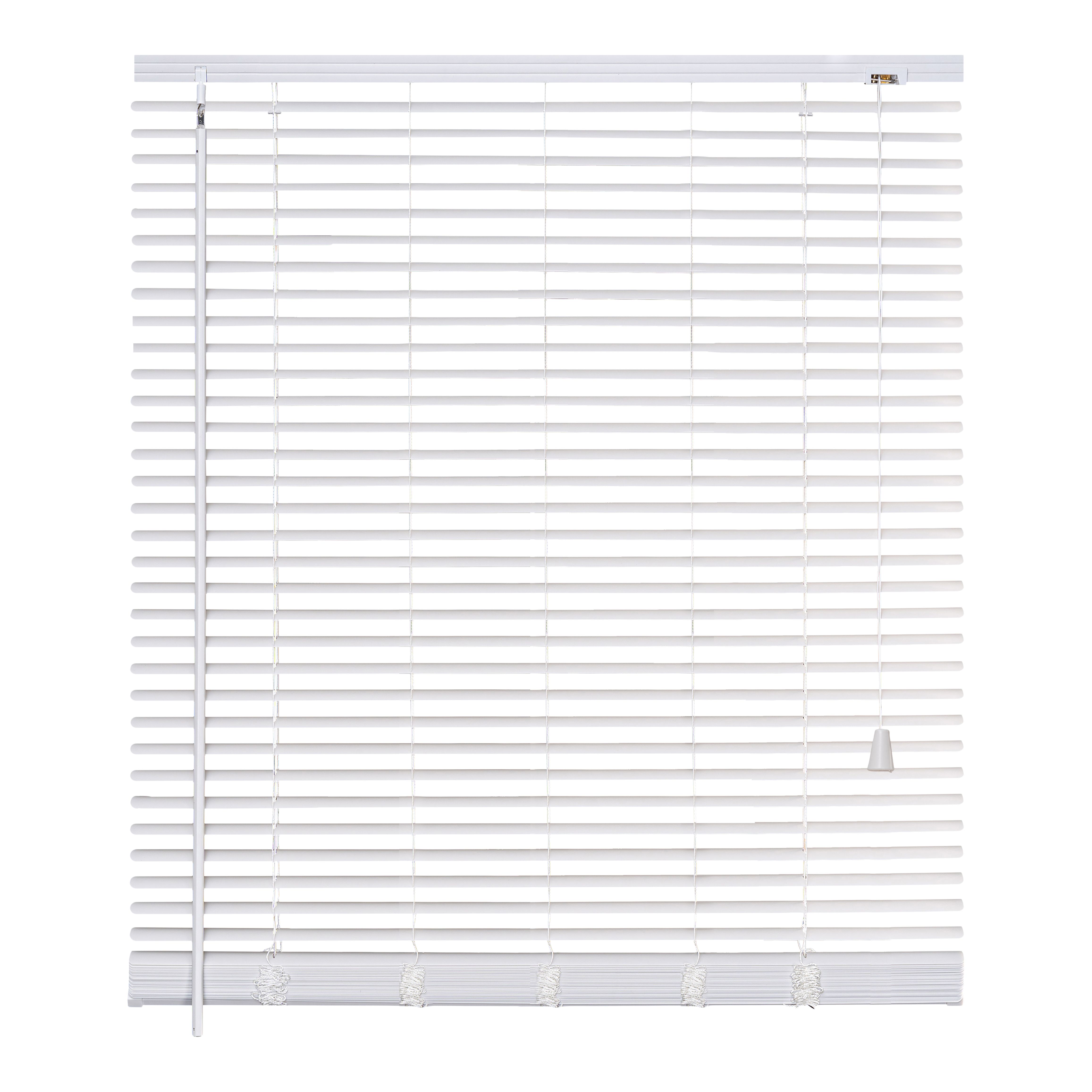 White PVC Venetian Blind (W)160cm (L)180cm
