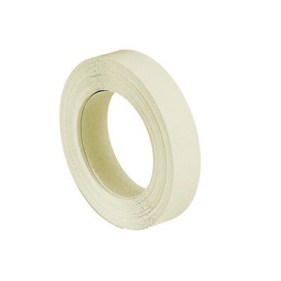 Buy White Worktop edging tape, (L)1m (W)25mm | DIY at B&Q
