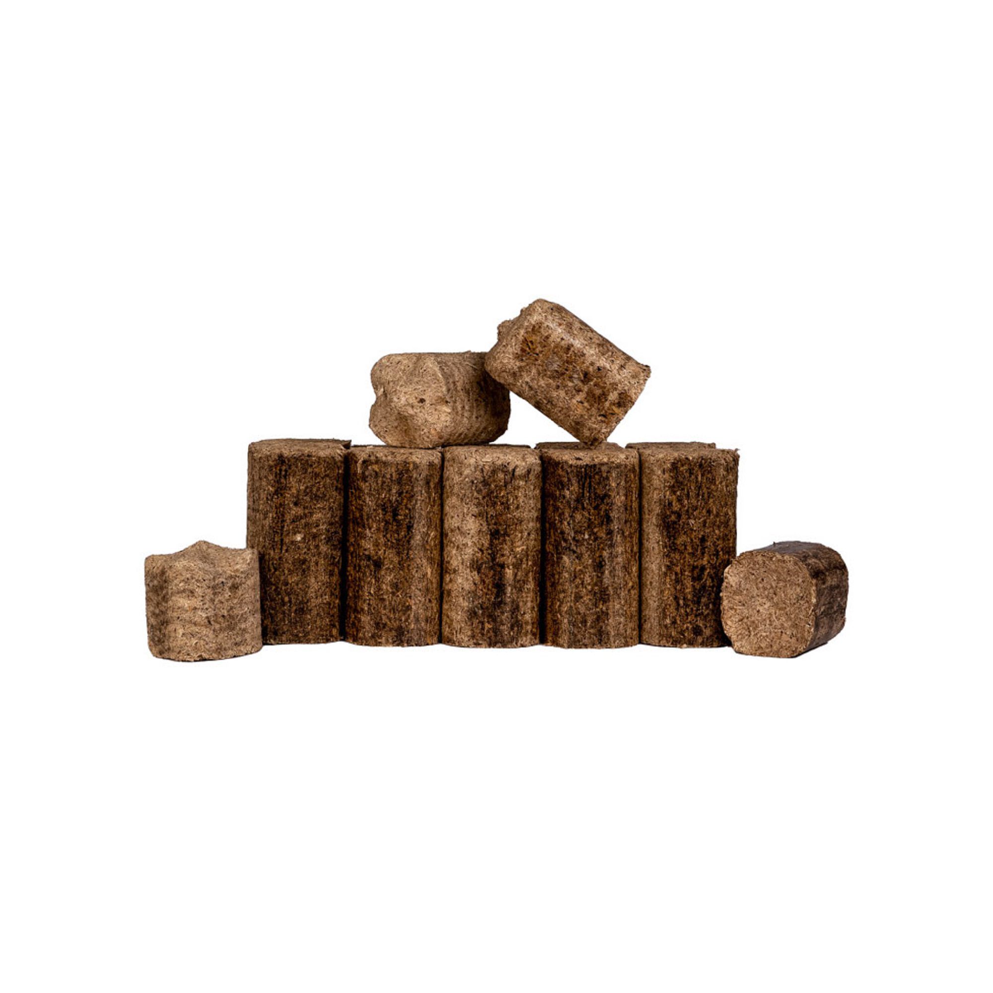 WillowWarm Briquette Smokeless Fire log 9kg, Pack of 10