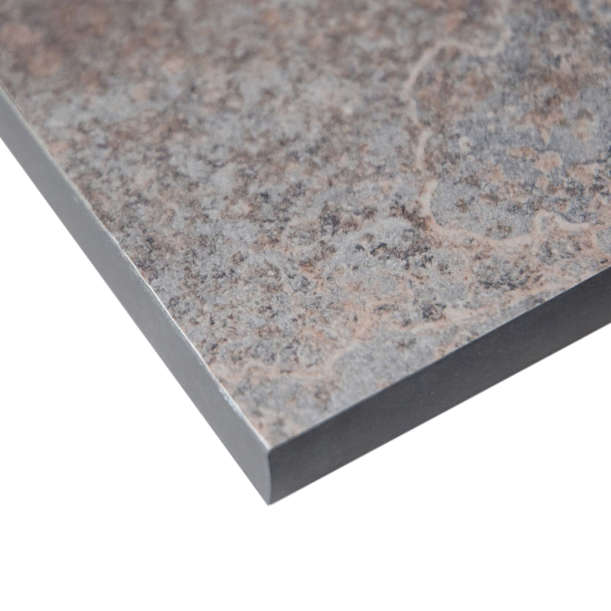 Wilsonart Caldeira Brown Concrete effect Compact Laminate Square edge ...