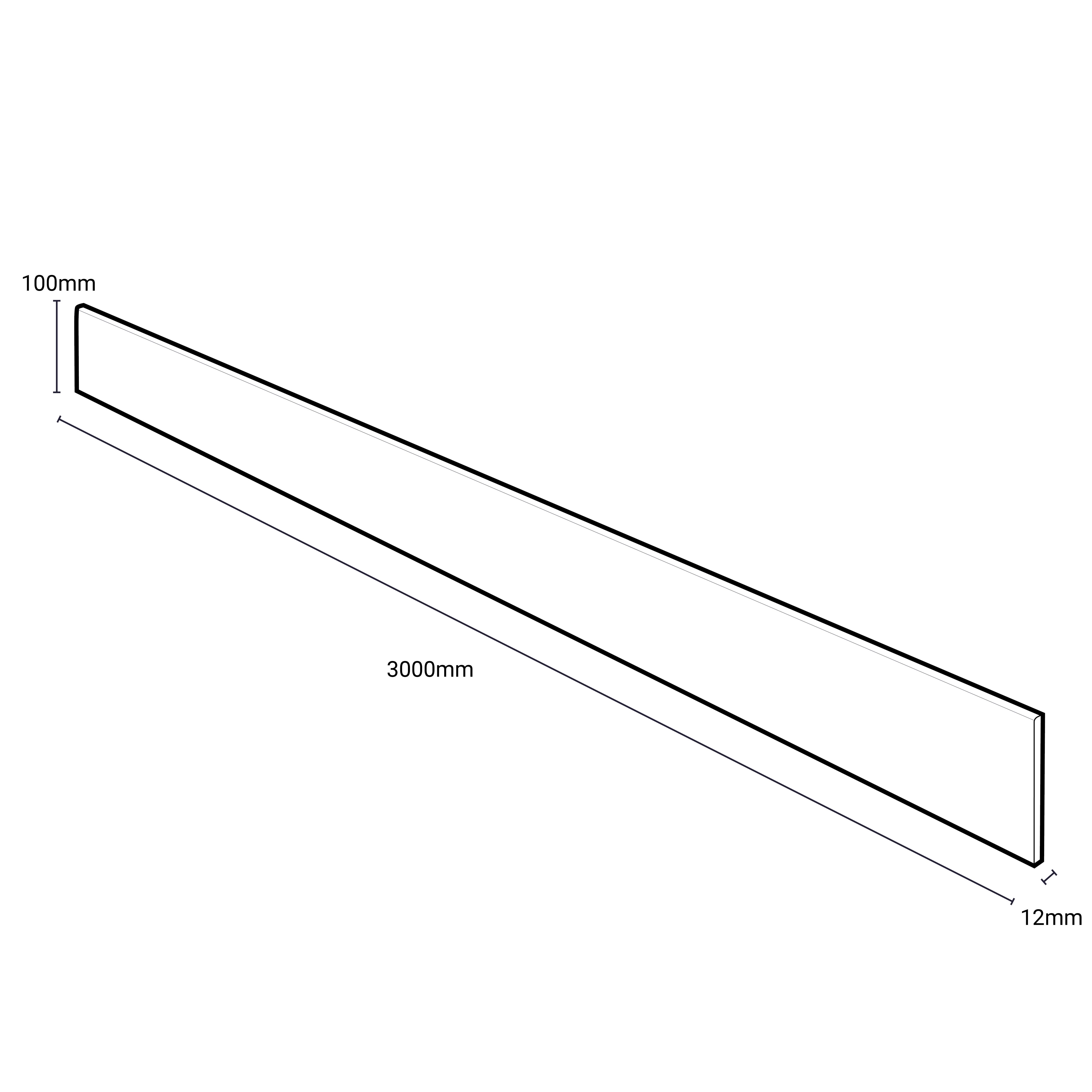 Wilsonart Caldeira Matt Brown Concrete effect Compact Laminate Kitchen ...