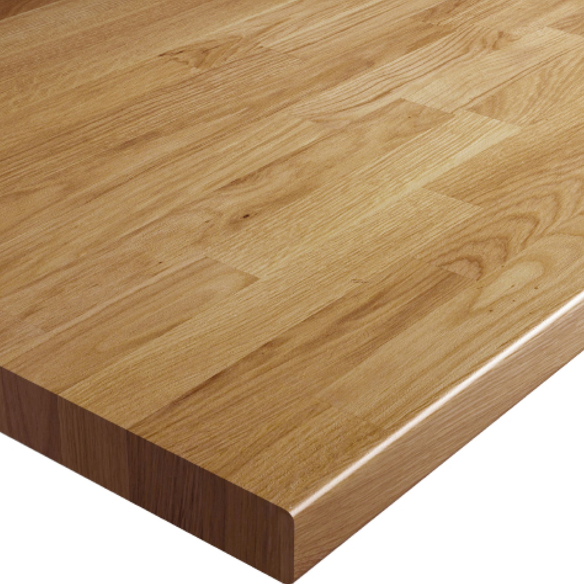 Wilsonart Colmar oak Wood effect Laminate Post-formed edge Kitchen ...